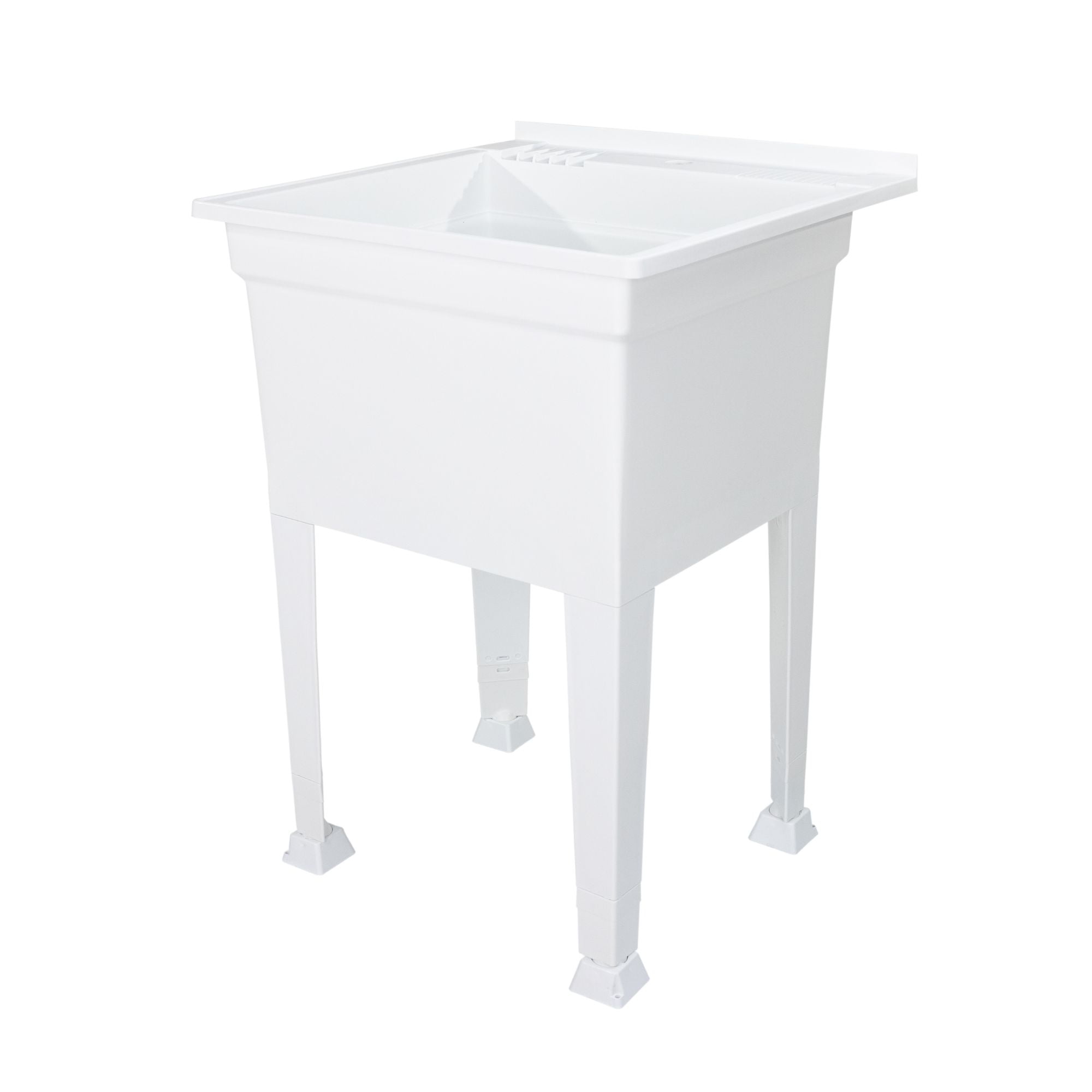 Utility Sink Heavy Duty Freestanding Utility Tub Sink, 24 x 24 Inches ...