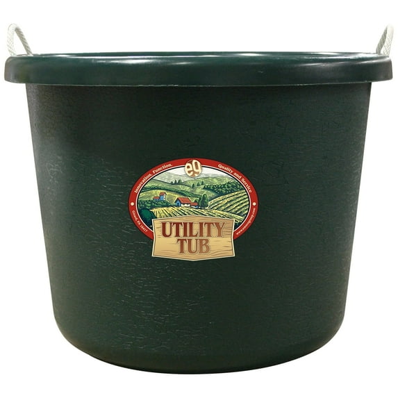Utility Tub - 17.5 Gallon Bucket - For Maintenance Cleaning Growing and ...