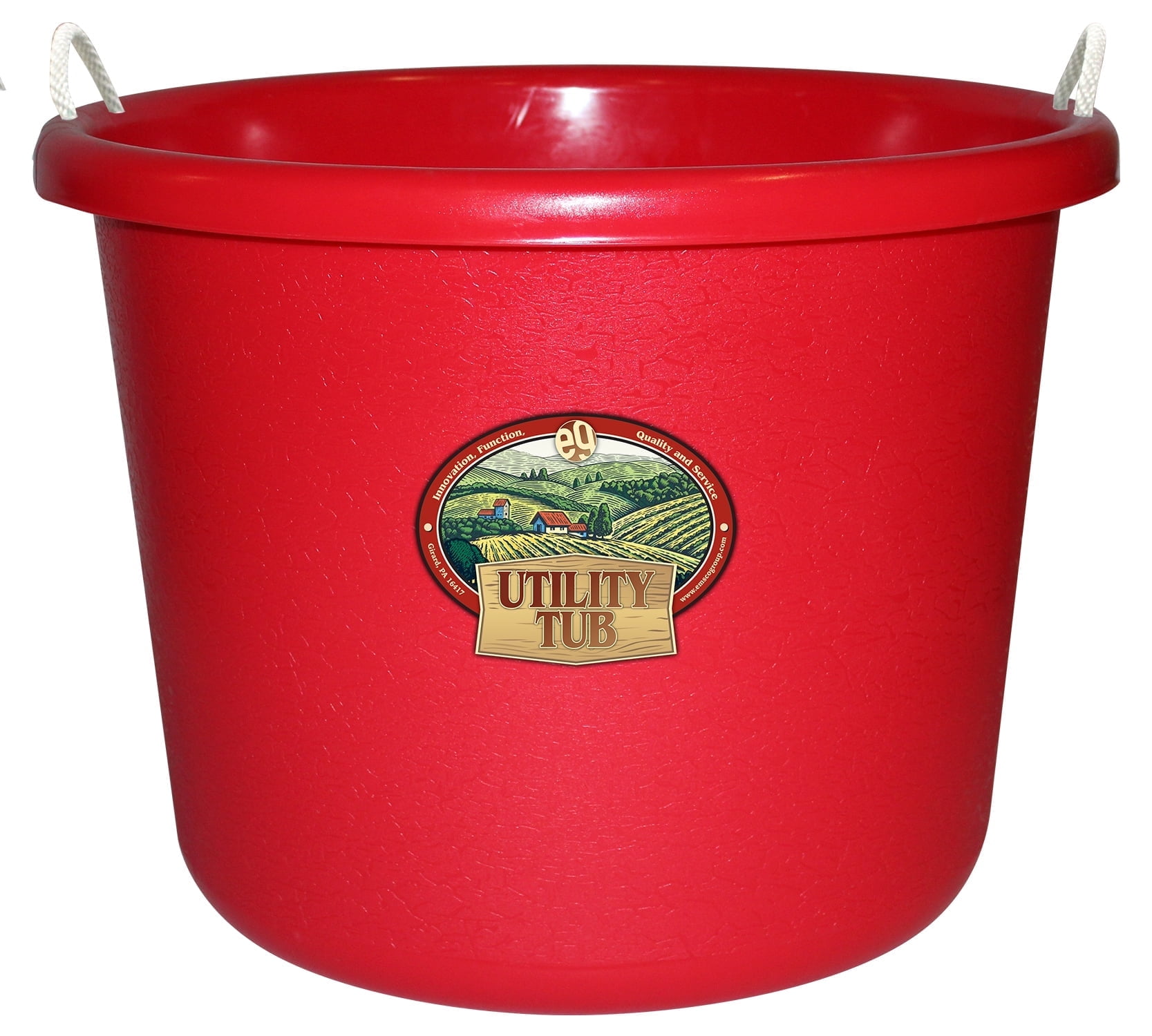 Utility Tub - 17.5 Gallon Bucket - For Maintenance Cleaning Growing and ...