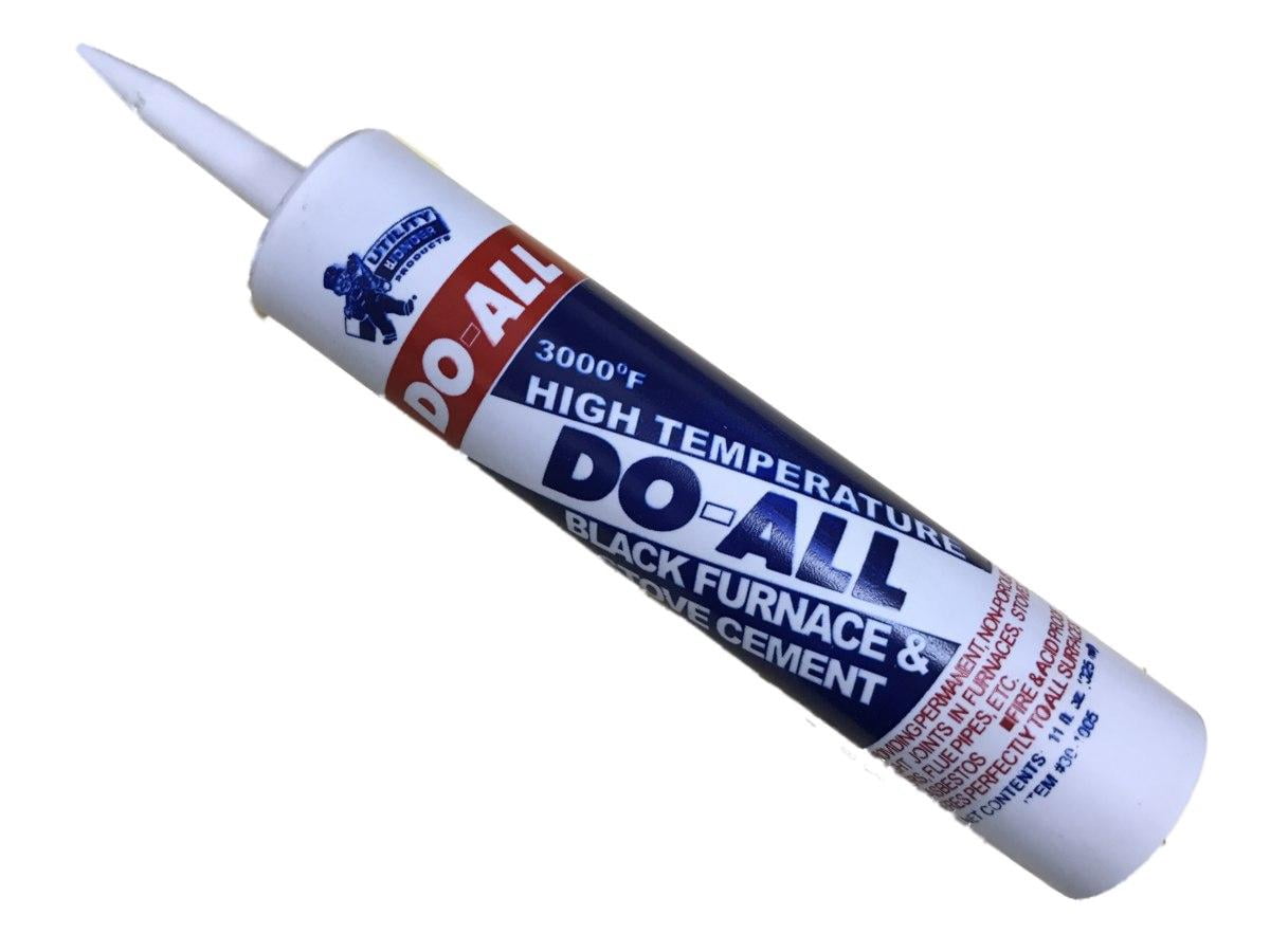 Utility Wonder 30-1005 11oz Tube Of Black Do-All Furnace And Stove ...