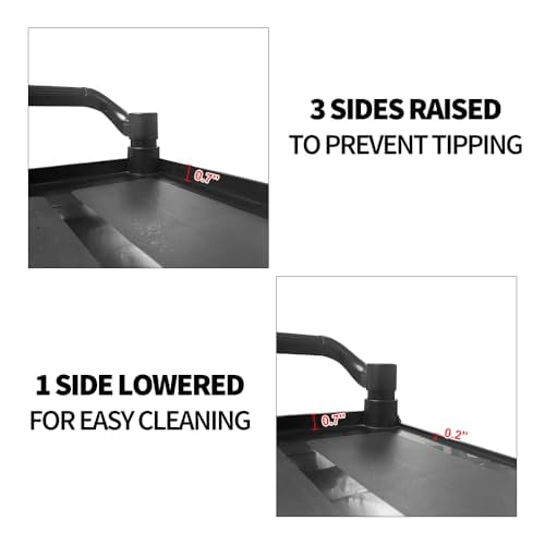 Utility carts with Wheels,Large Size Plastic Service Cart,Heavy Duty ...