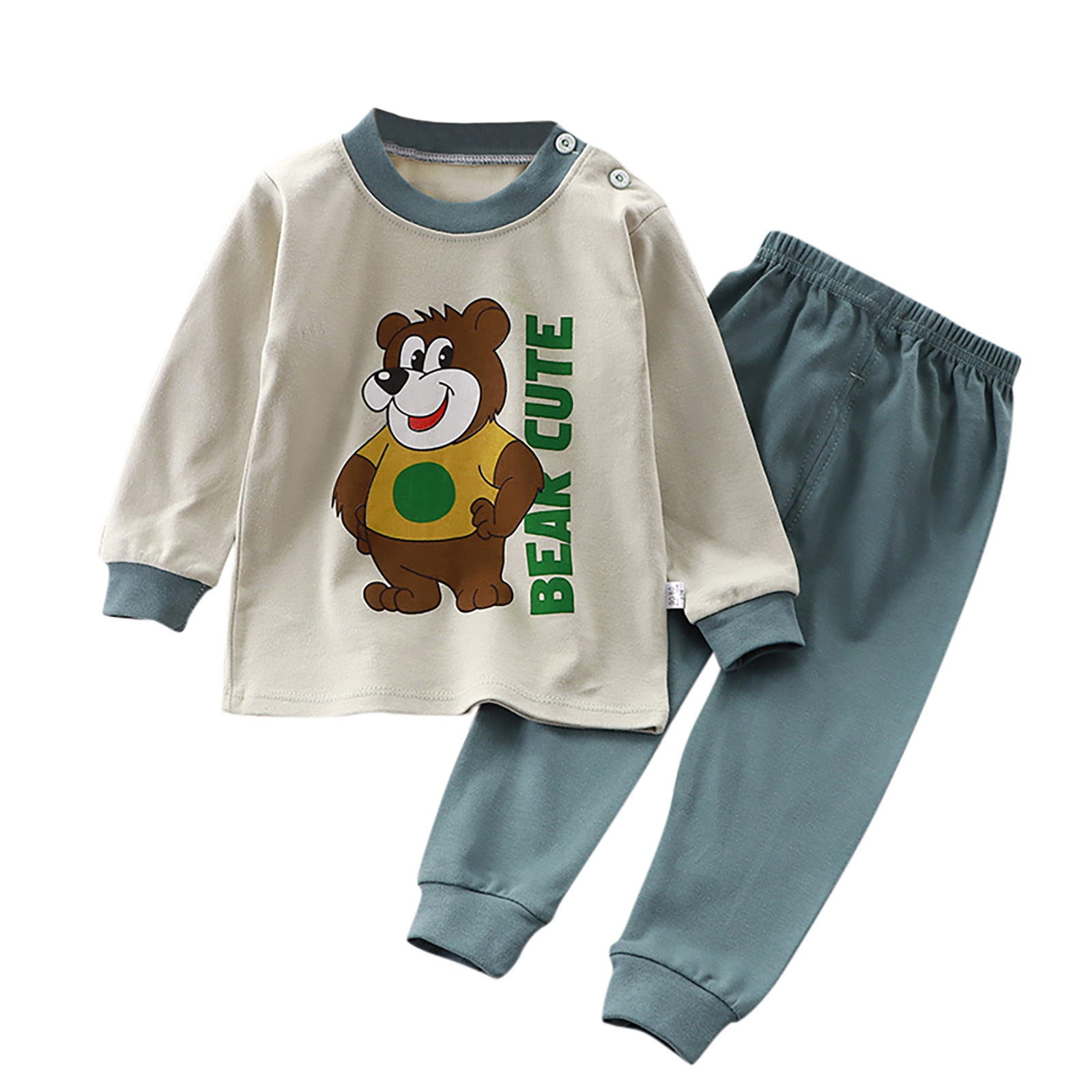 Utlike 2 Pack Girls Pajamas Set Dinosaur Animals Train Toddler Pjs Kids ...