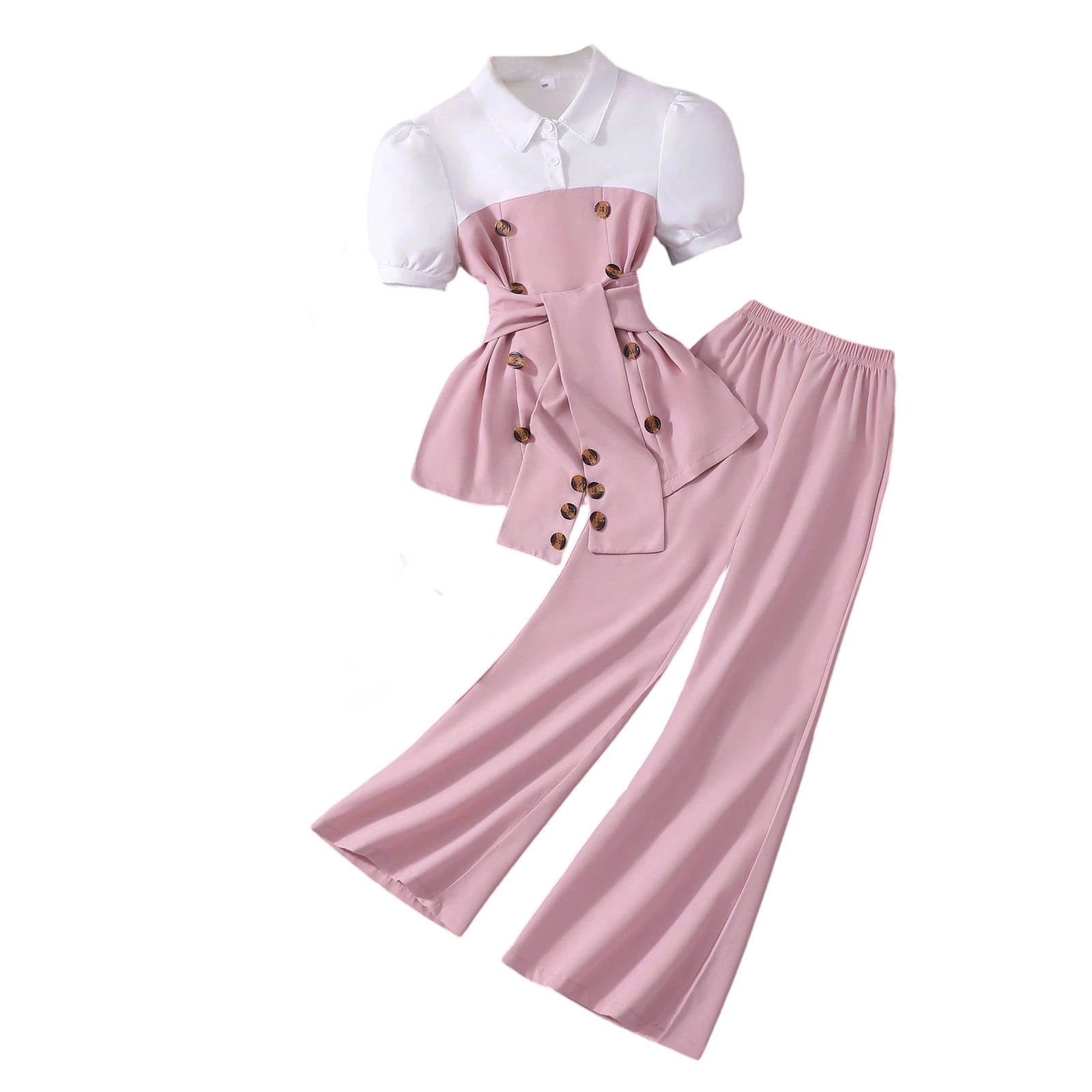 Utlike 2 Pack School Outfits For Girls Toddler Stylish Notched Collar ...