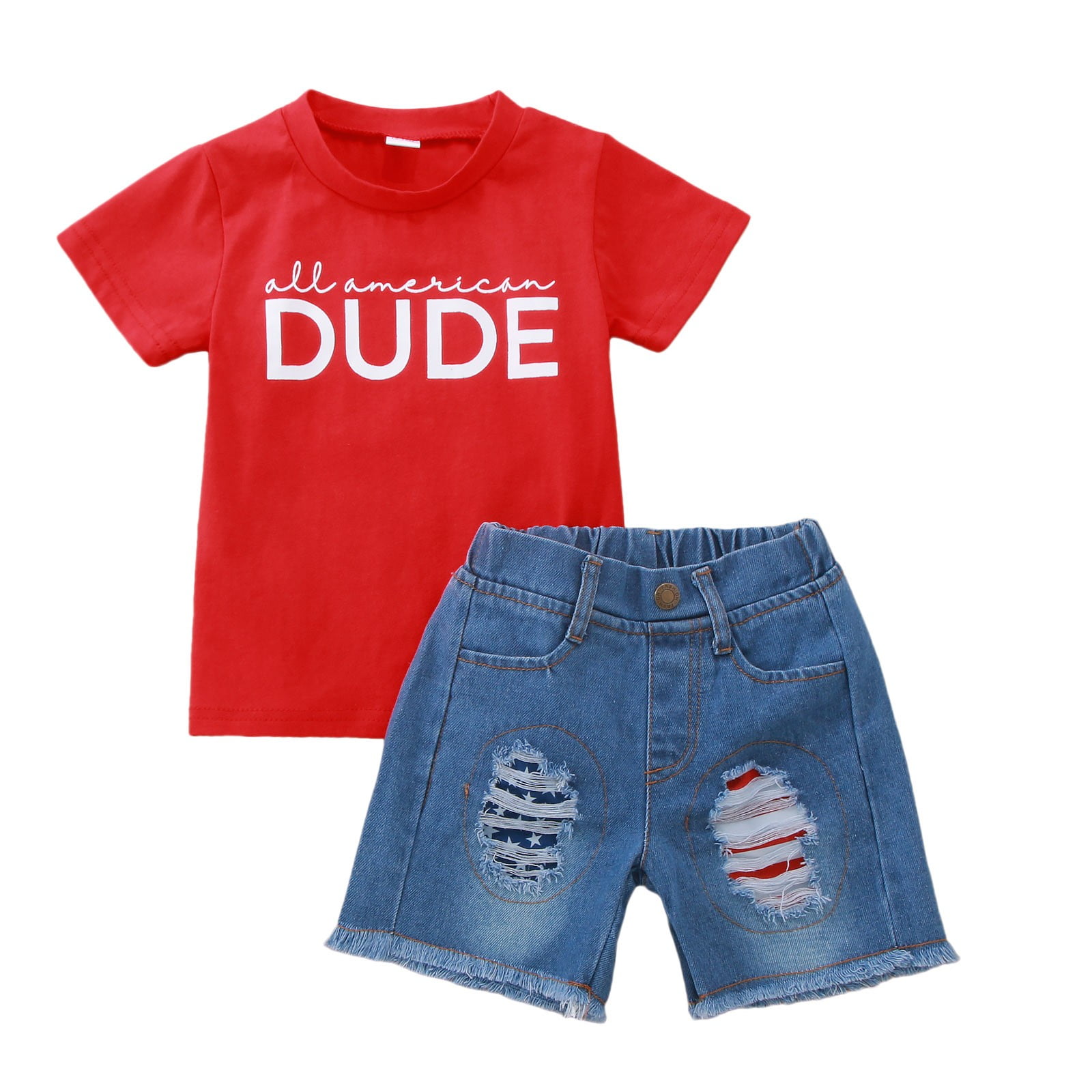 Utlike Girls Outfit Sets And Summer Holiday Casual Toddlers Clothes ...
