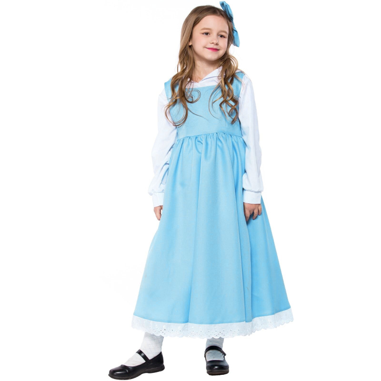 Utlike Girls Outfits Children Blue And White Clothing Theatre All ...