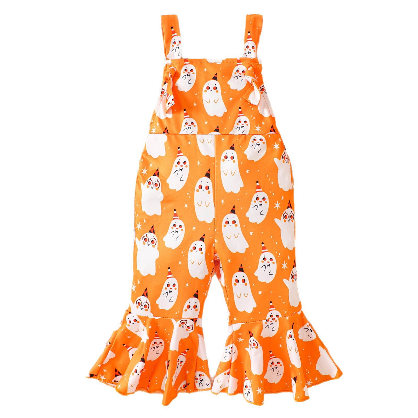 Utlike Girls Romper Sleeveless Halloween Pumpkin Prints Romper Newborn Jumpsuit Clothes Skin ...