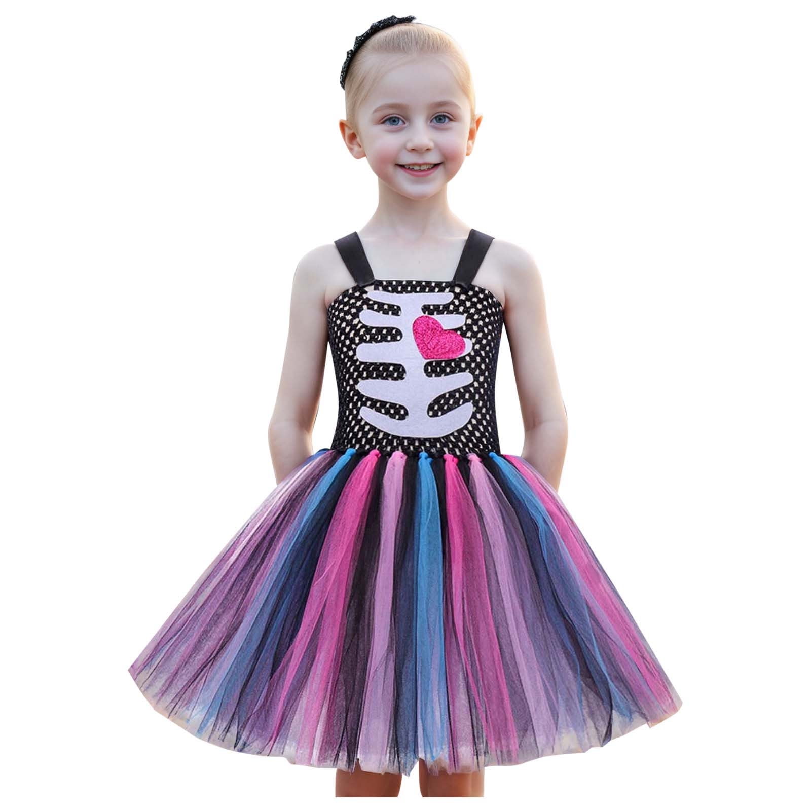 Utlike Halloween Girls Dresses Funky Punky Novelties Classic Witch ...