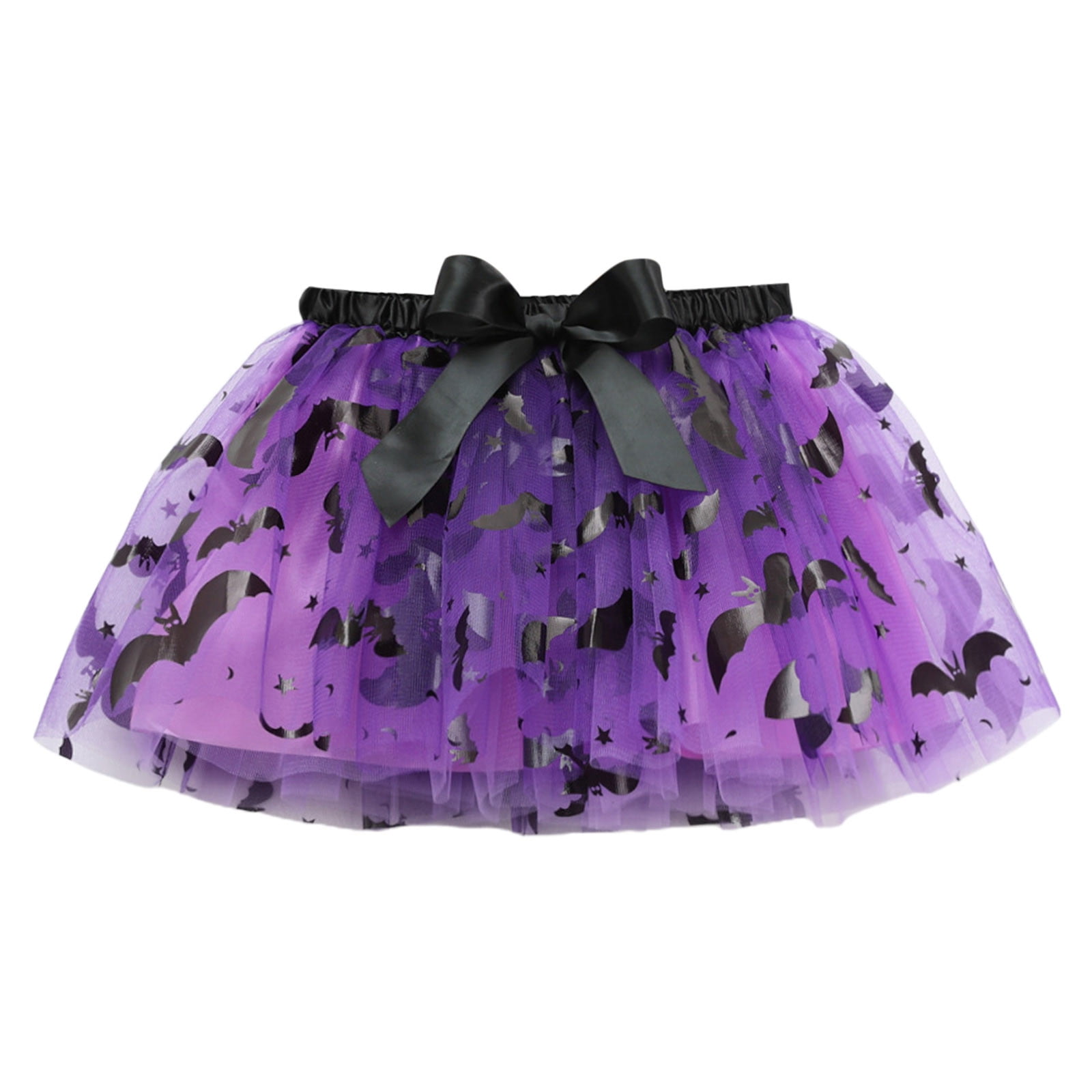 Utlike Halloween Girls Skirts Hallowmas Colourful Layered Puffy Tutu ...