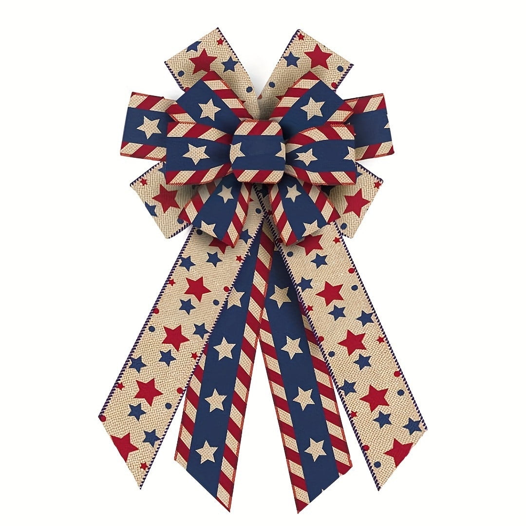 Utoimkio Clearance 4th of July Patriotic Bow Memorial Day Red White and ...