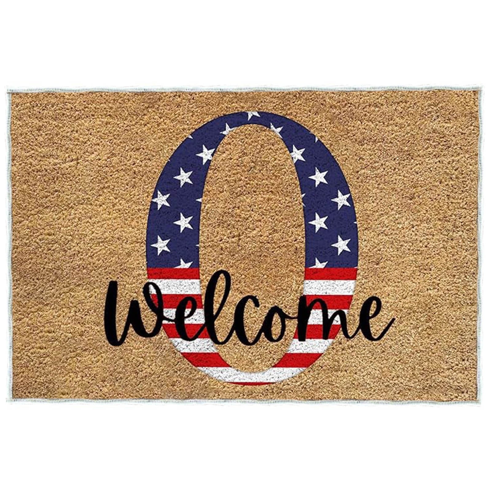 Utoimkio 4th of July Patriotic Welcome Door Mat Independence Day ...