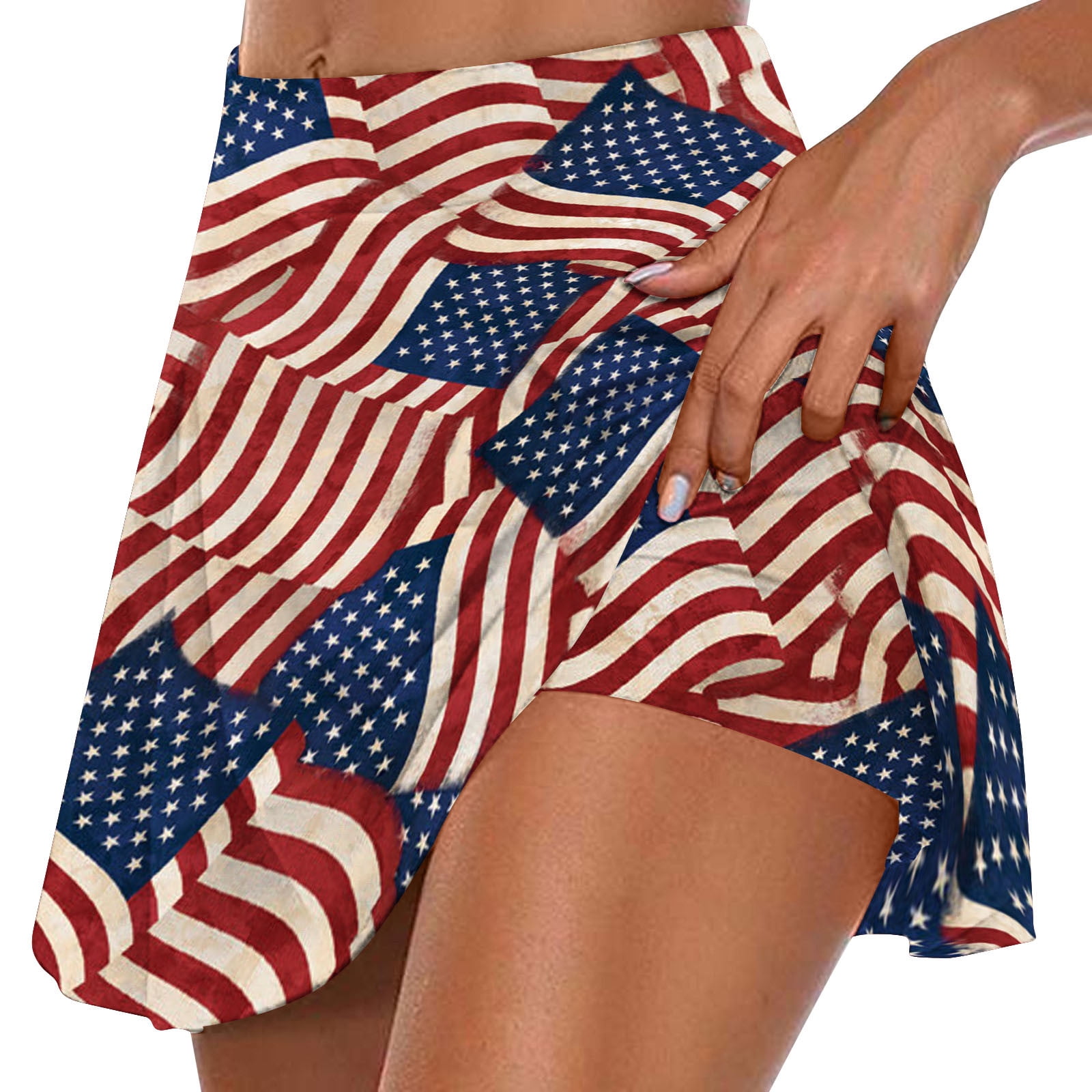 Utoimkio Clearance 4th Of July Pleated Tennis Skirts For Women Summer