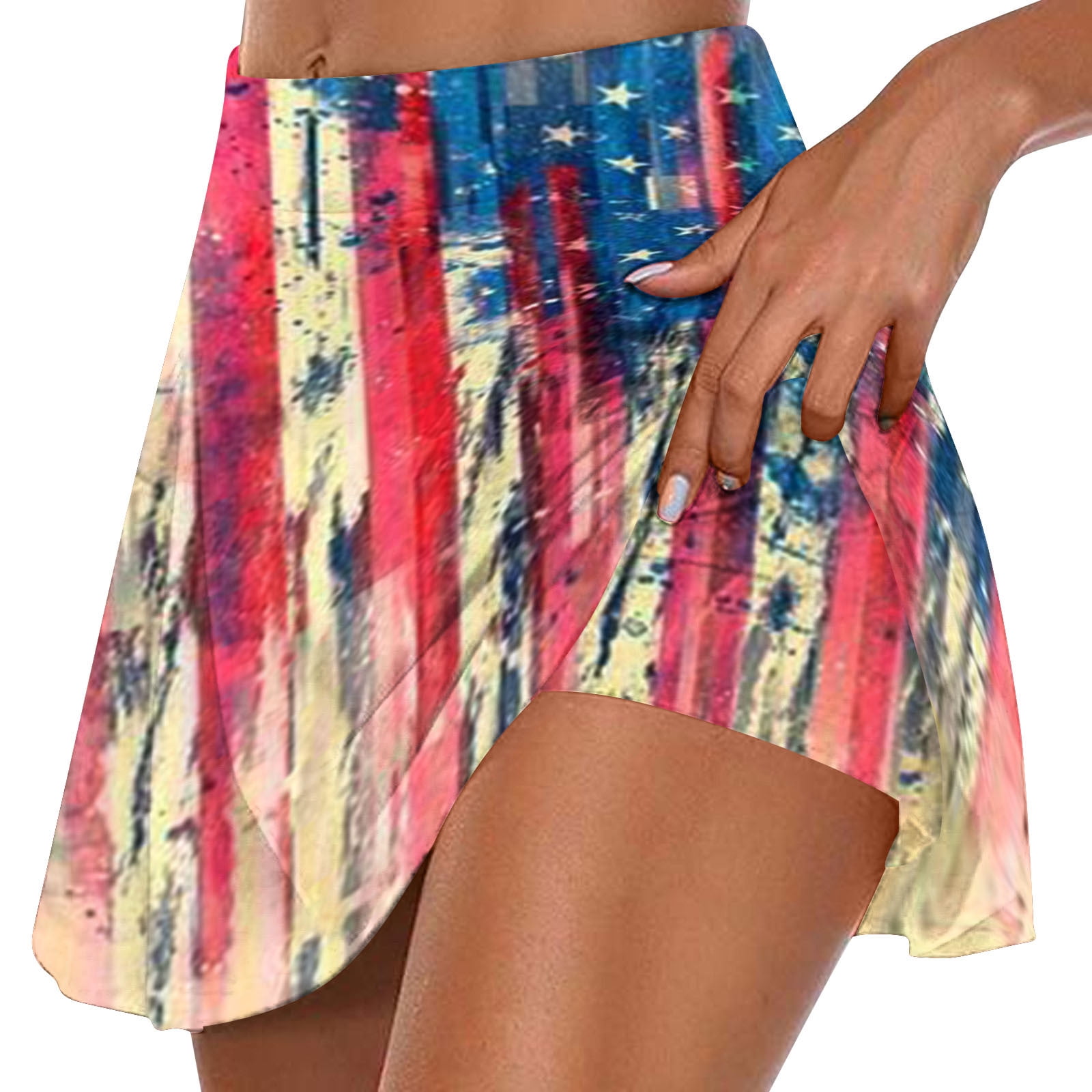 Utoimkio Clearance 4th Of July Pleated Tennis Skirts For Women Summer