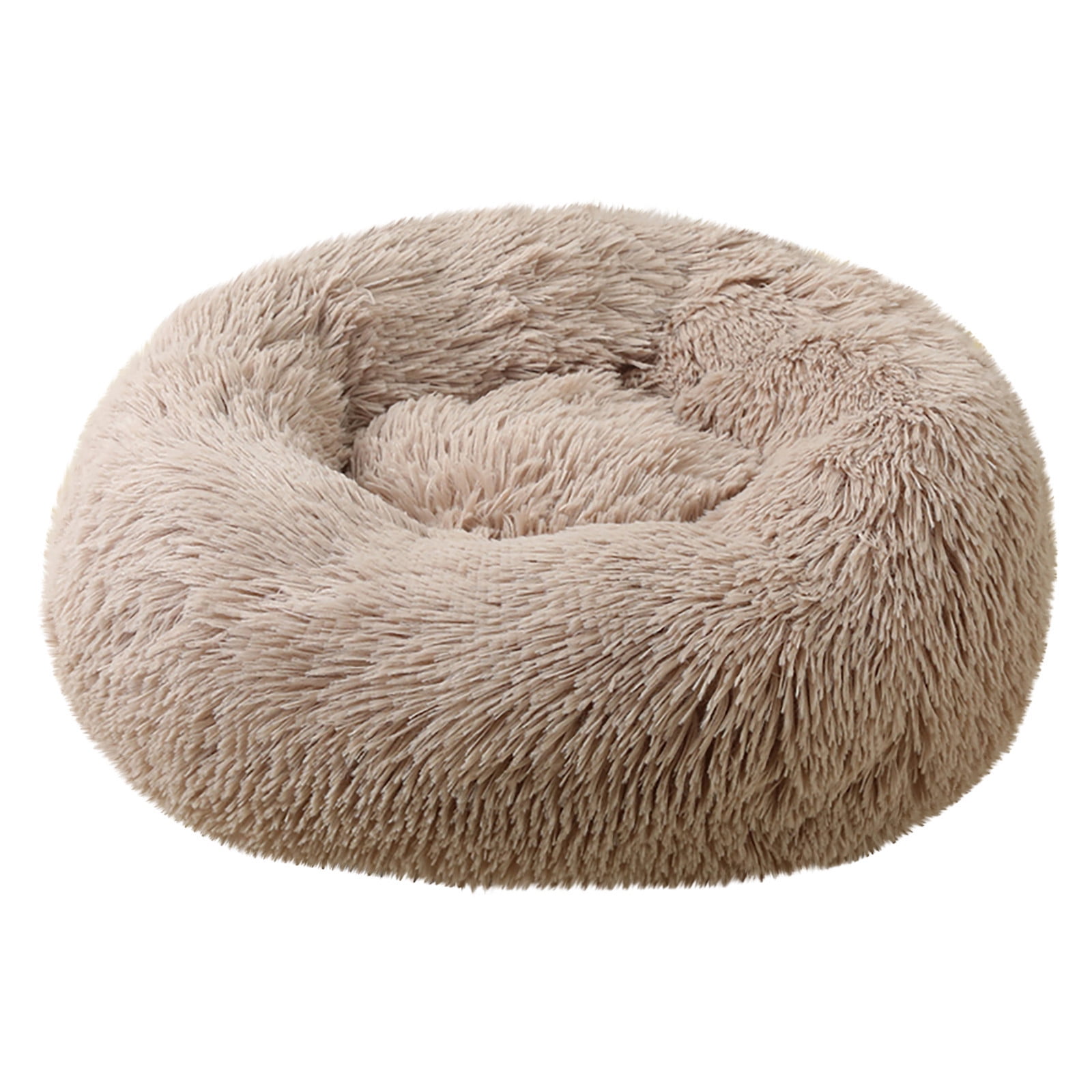 Utoimkio Calming Dog Bed Winter Fluffy Warming Soft Round Pet Bed,Dog ...