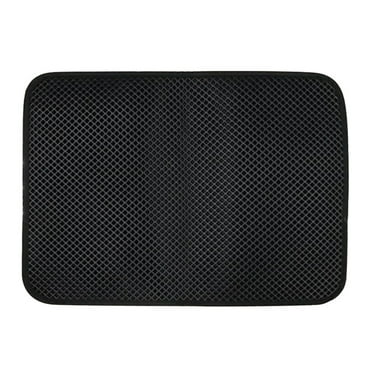 Double Layer Cat Litter Trapping Mat, Non-slip Waterproof Cat Cleaning ...