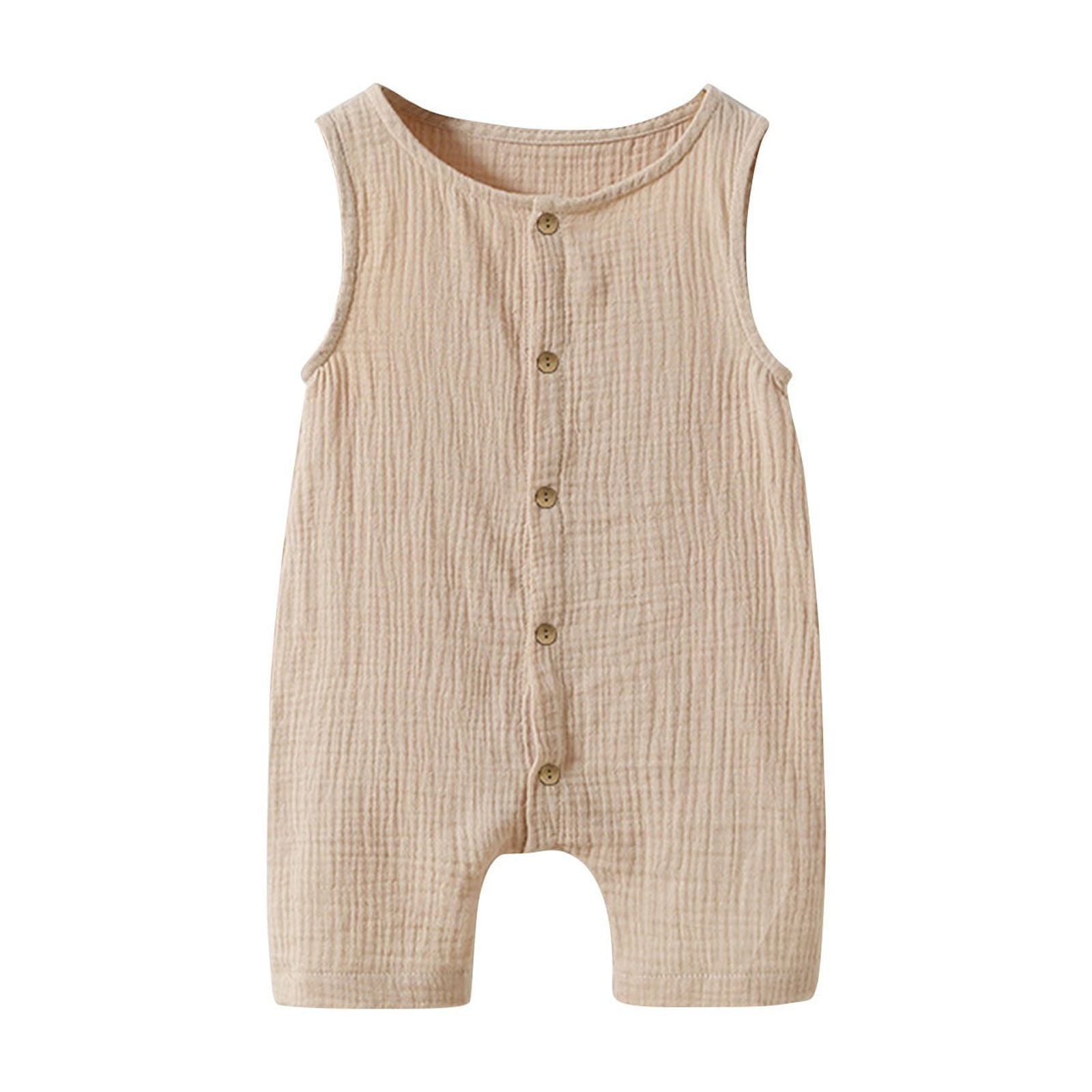 Utoimkio Cute Baby Sleeveless Onesies Bodysuits Unisex One Piece ...