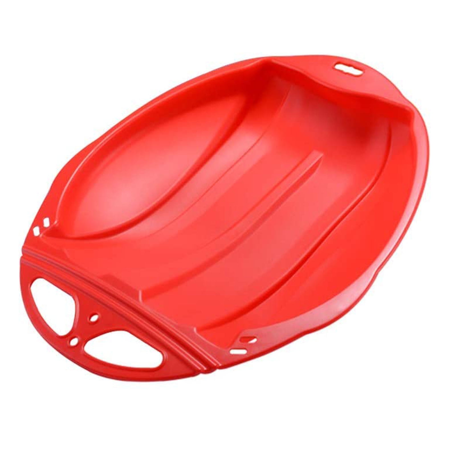 Utoimkio Plastic Snow Sled for Kids Adult,Flexible Winter Sleds for 1-2 ...