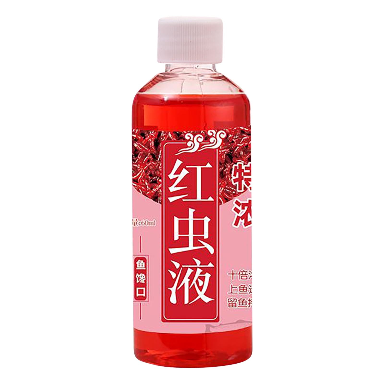 Utoimkio Red Worm Liquid Bait Concentrated Fishing Lures Baits,Natural ...