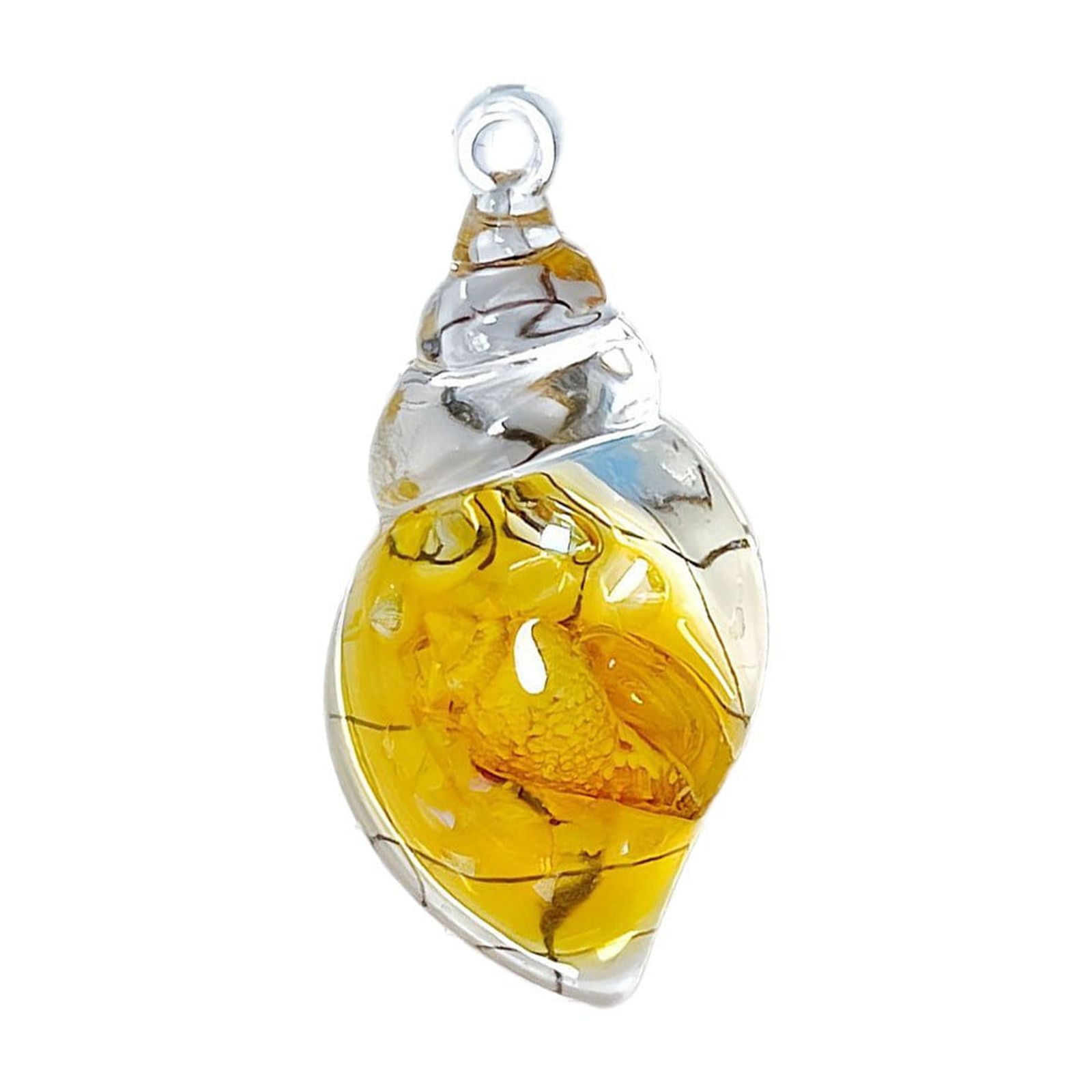 Utoimkio Shell Conch Necklace for Women,Luminous Resin Conch Necklace ...