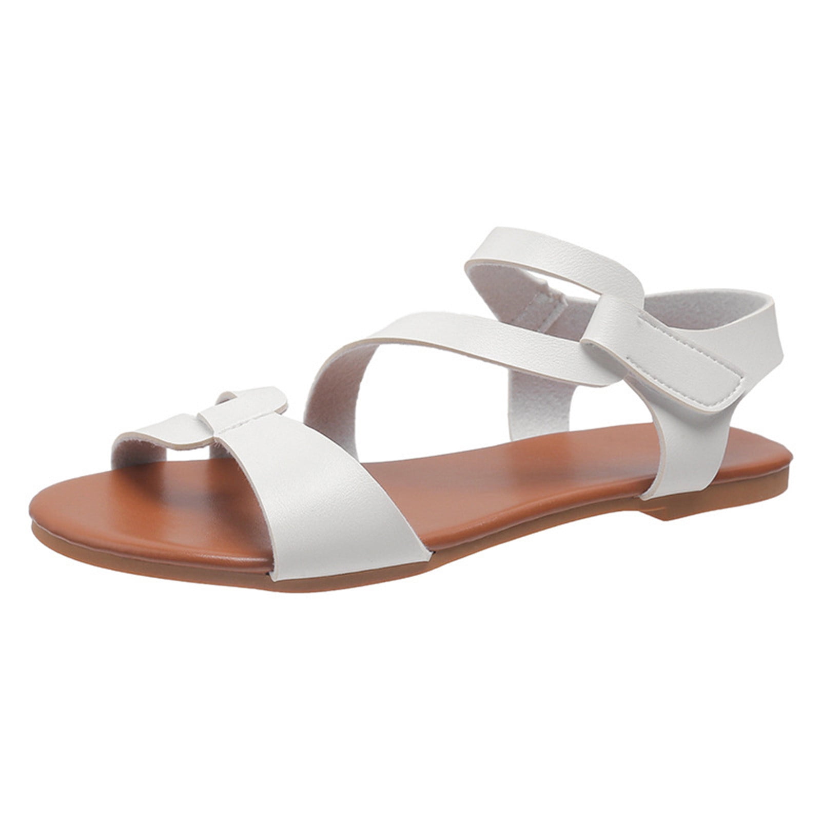 Utoimkio Slide Sandals for Women Women's Summer Casual Toe Sandals Line ...