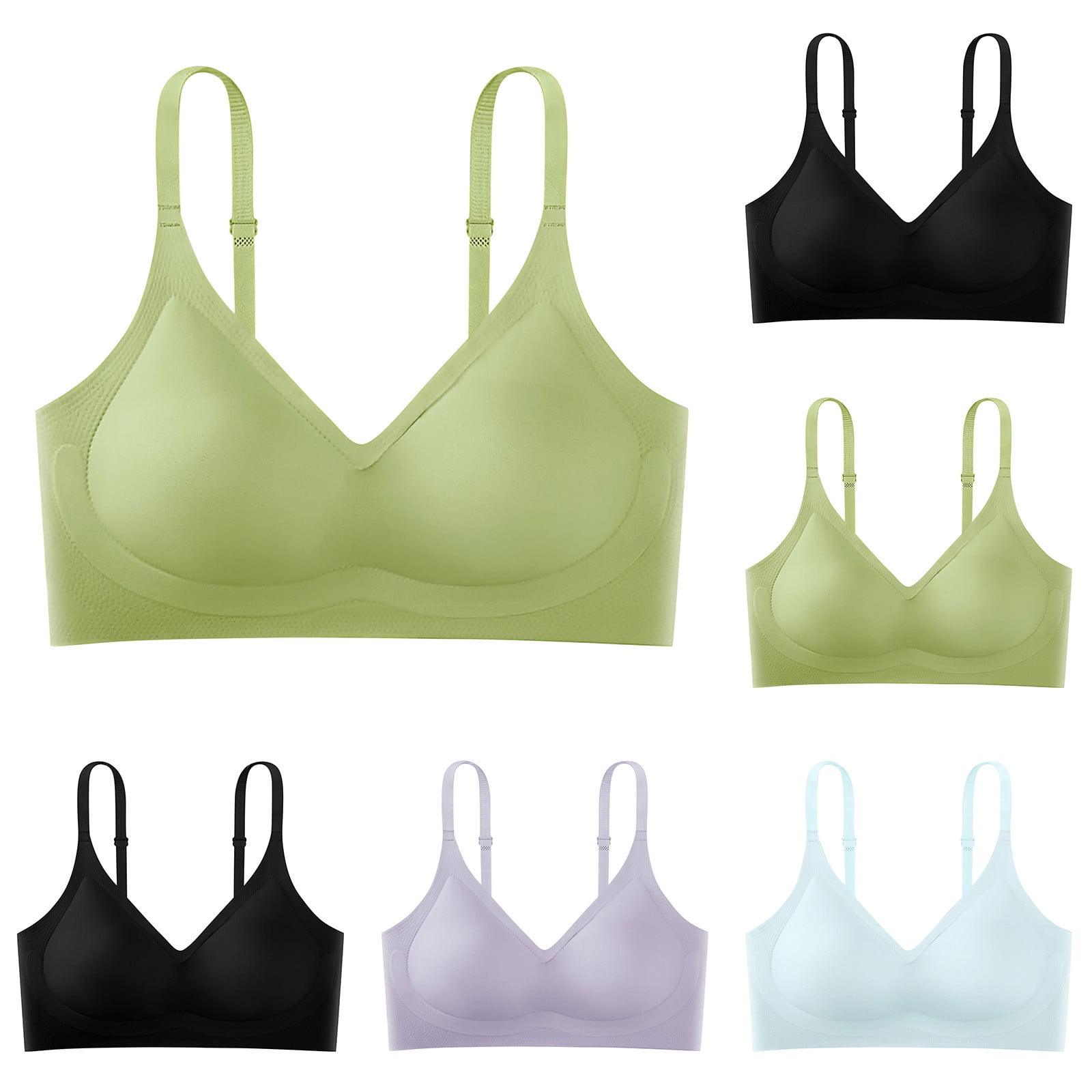 Utoimkio Clearance Wireless Bras for Women Full Coverage Comfort ...