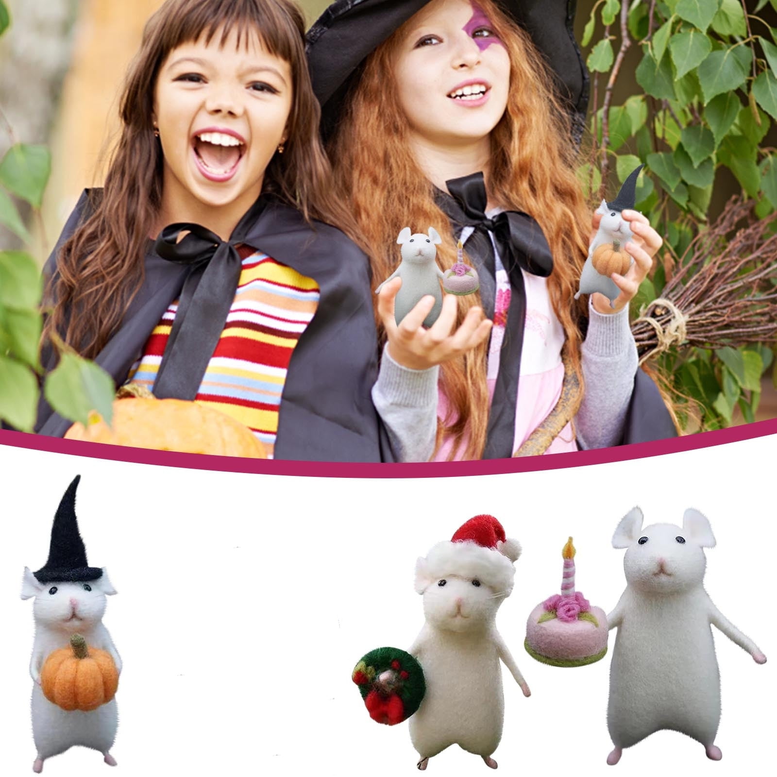 Utoimkio Cute Rat Toys for Boys Girls Realistic Kids Mouse Toys for ...