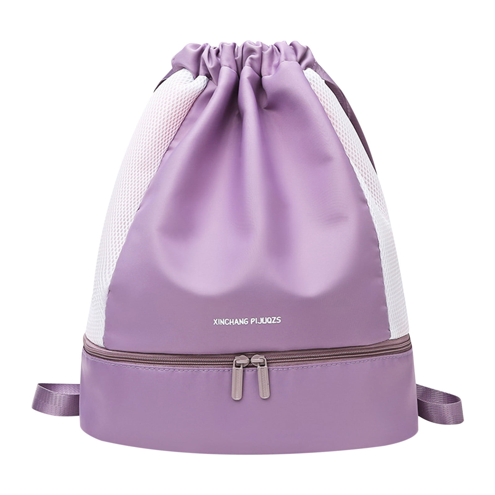 Utoimkio Dry Wet Separated Swimming Bag Portable Drawstring Backpack ...