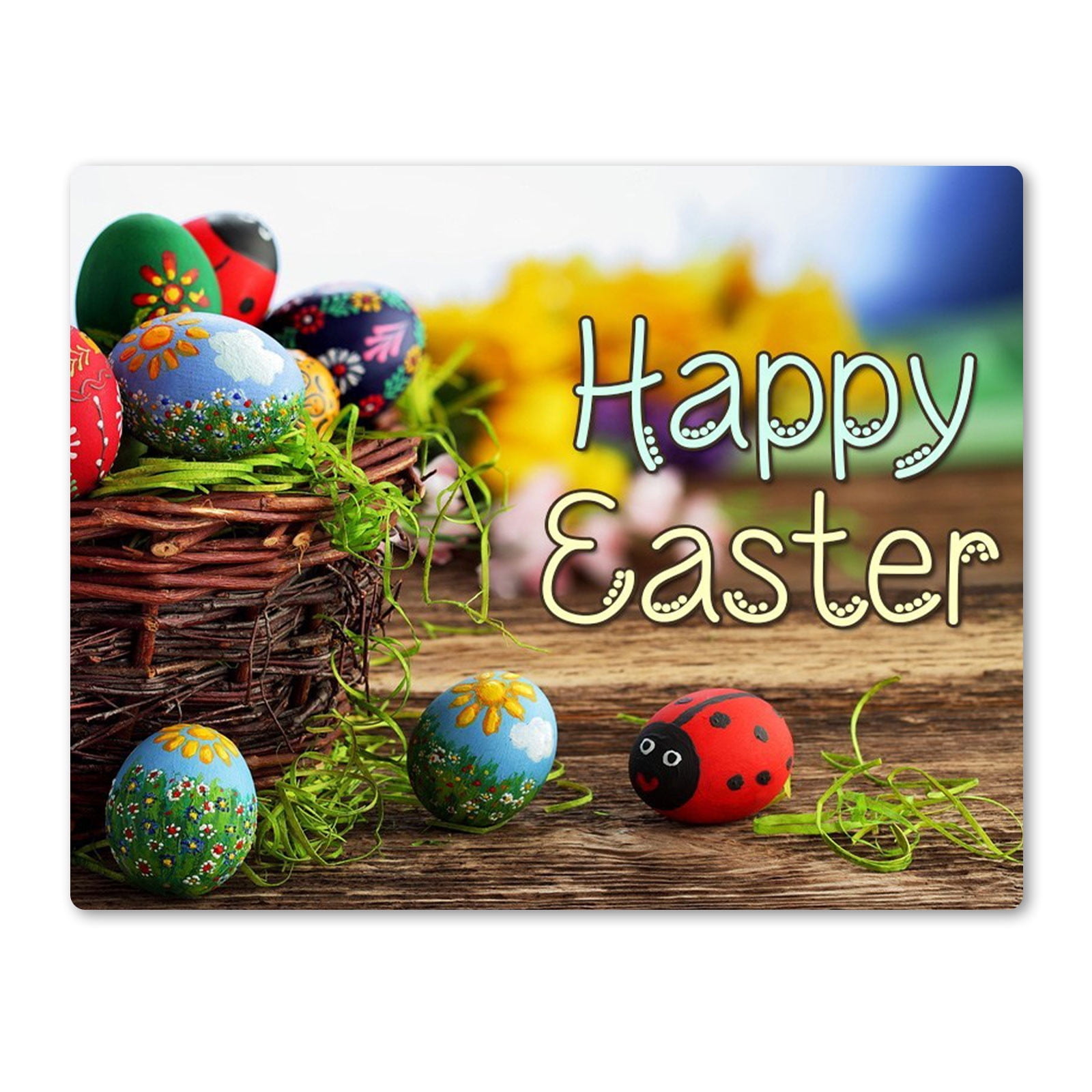 Utoimkio Easter Decor Easter Day Decoration Doormat Anti-skid Bottom ...