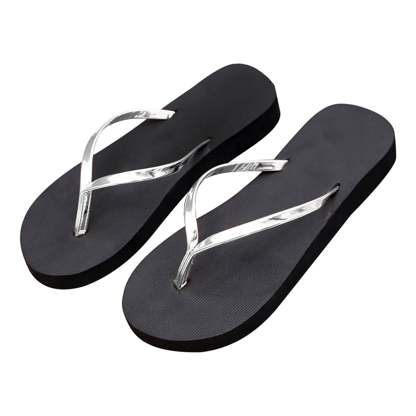 Utoimkio Flip Flops for Women Wide Width Women Summer Flip Flops Thin ...