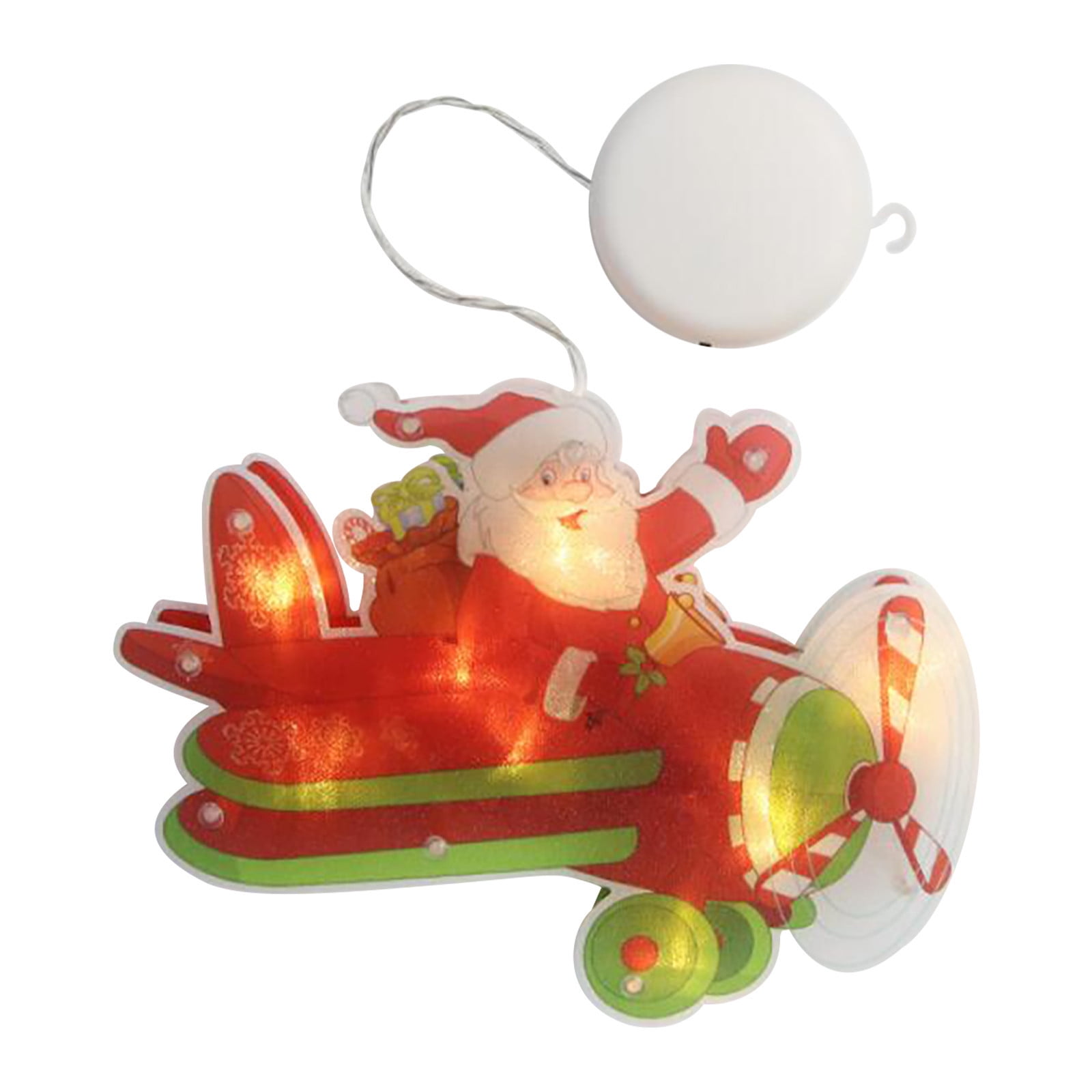 Utoimkio Lighted Christmas Window Silhouette Decorations Christmas ...