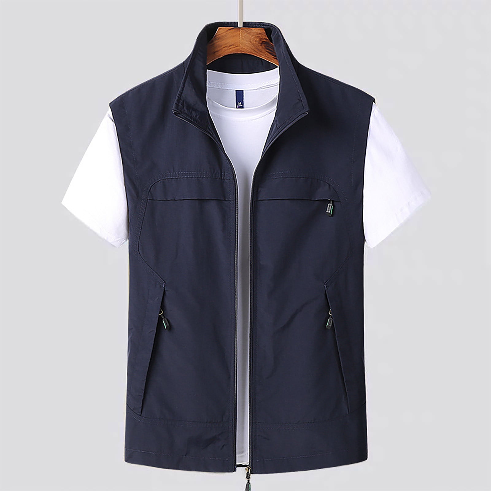 Utoimkio Men's Casual Lightweight Quick Dry Outdoor Travel Vest Jackets ...