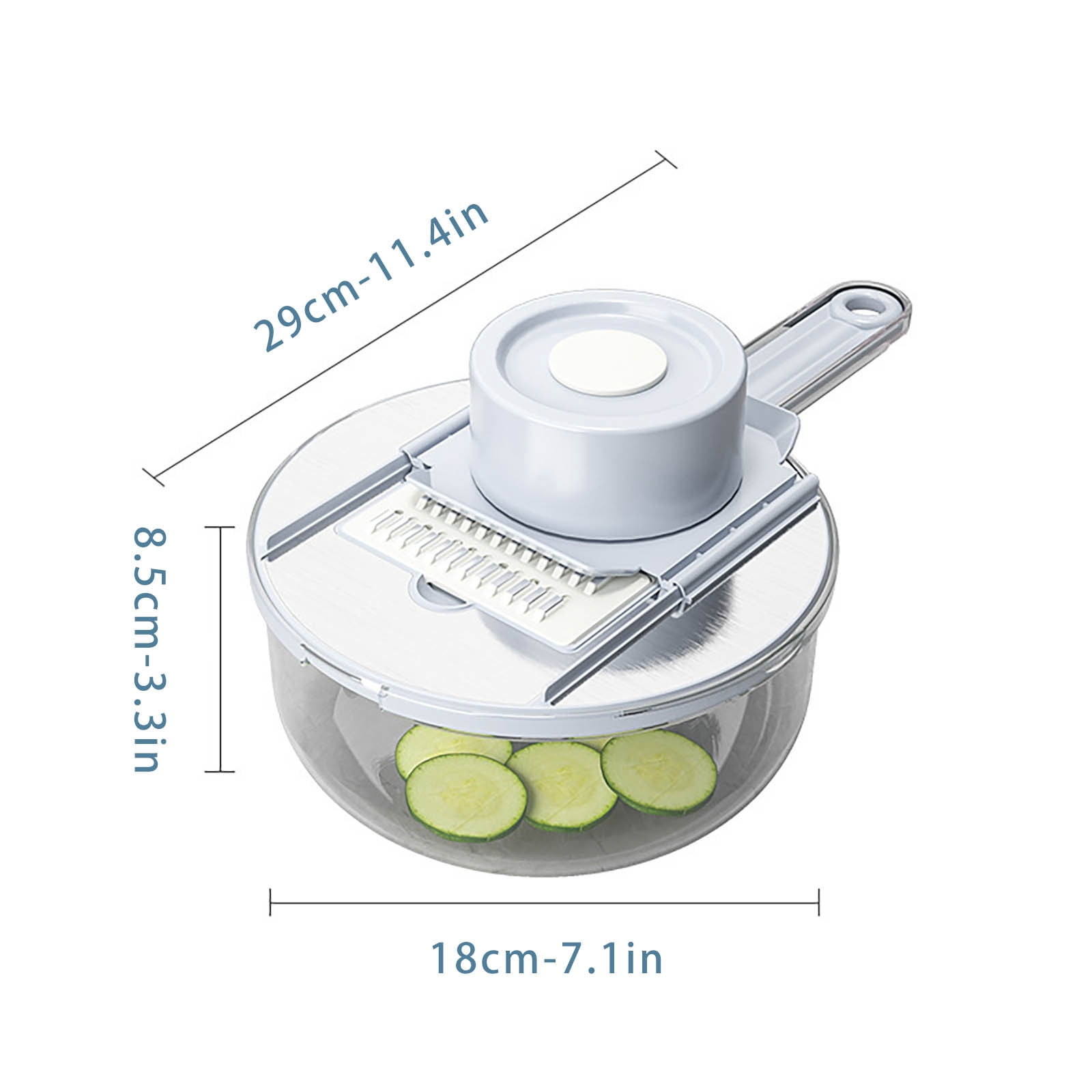 Utoimkio Multi-function Vegetable Cutter Grater Manual Shredder Radish ...