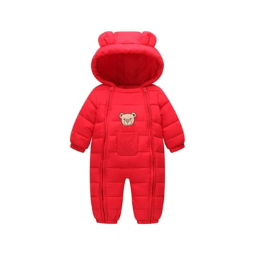 Youmylove Outerwear Romper Coat Warm Baby Jacket Snowsuit Girls Hooded Jumpsuit Girls Coat ...