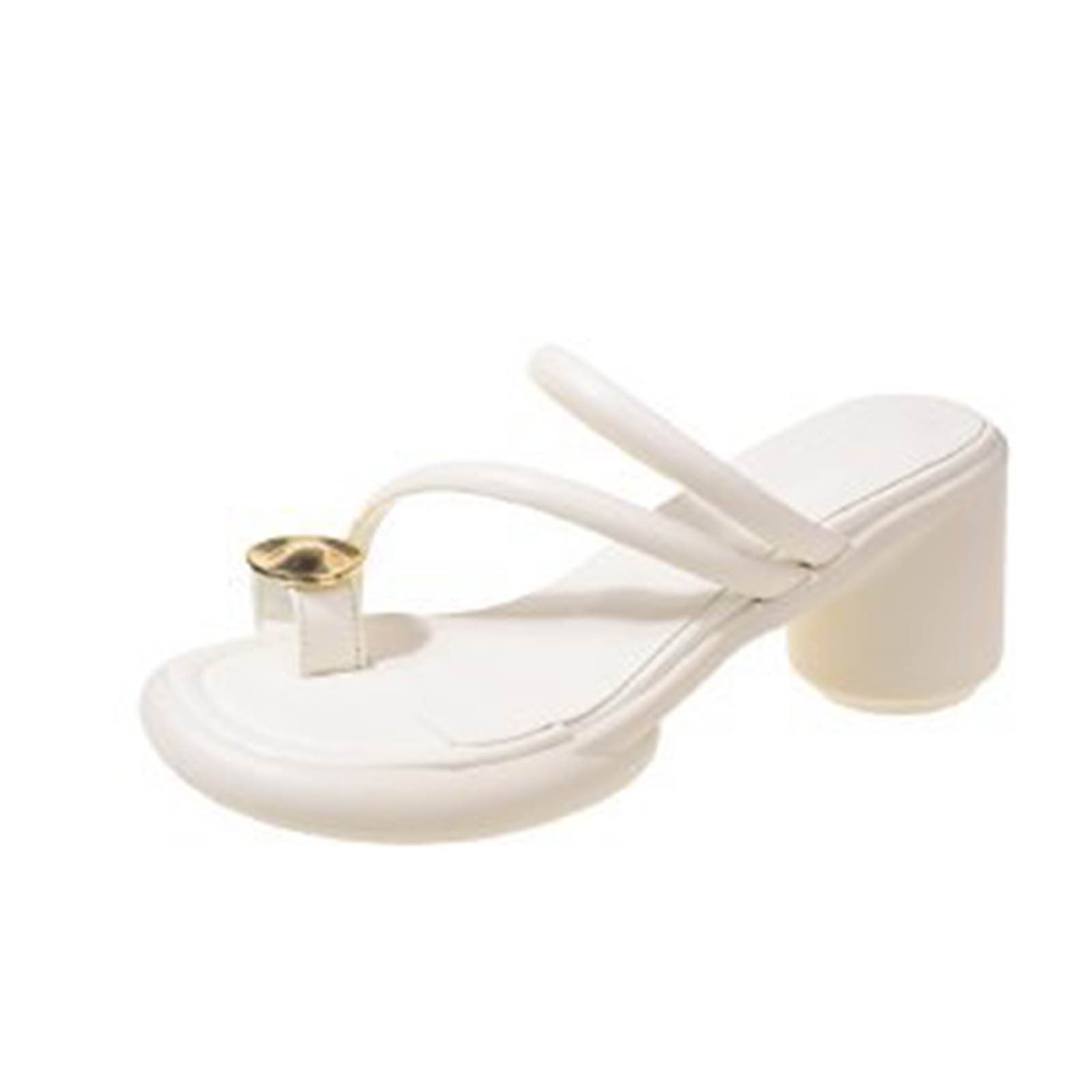 Utoimkio Platform Sandals for Women Plus Size Women's Summer Flip-flop ...