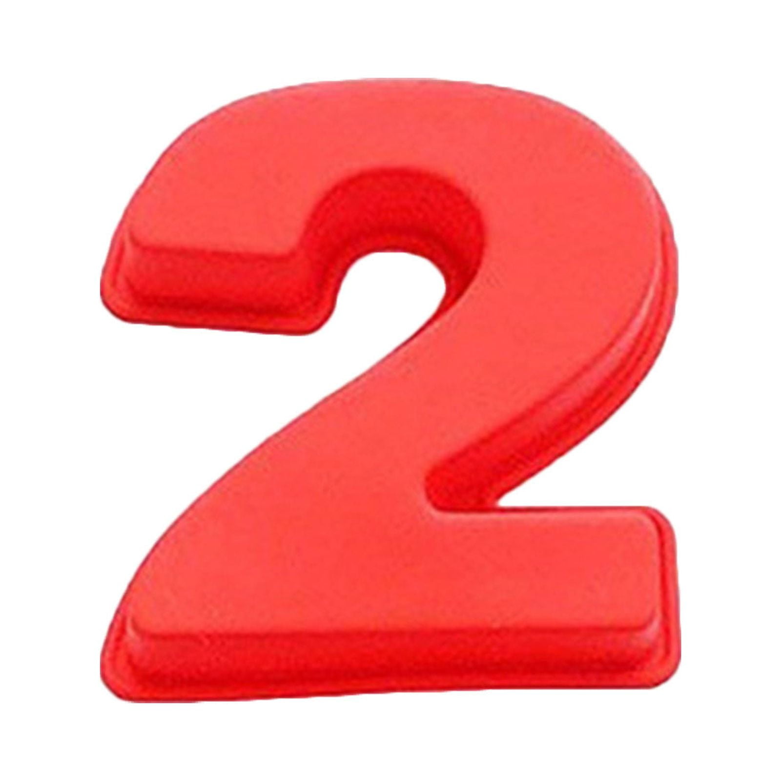 Utoimkio Silicone Numbers Cake Molds,3D Digital Baking Silicone Mould,4 ...