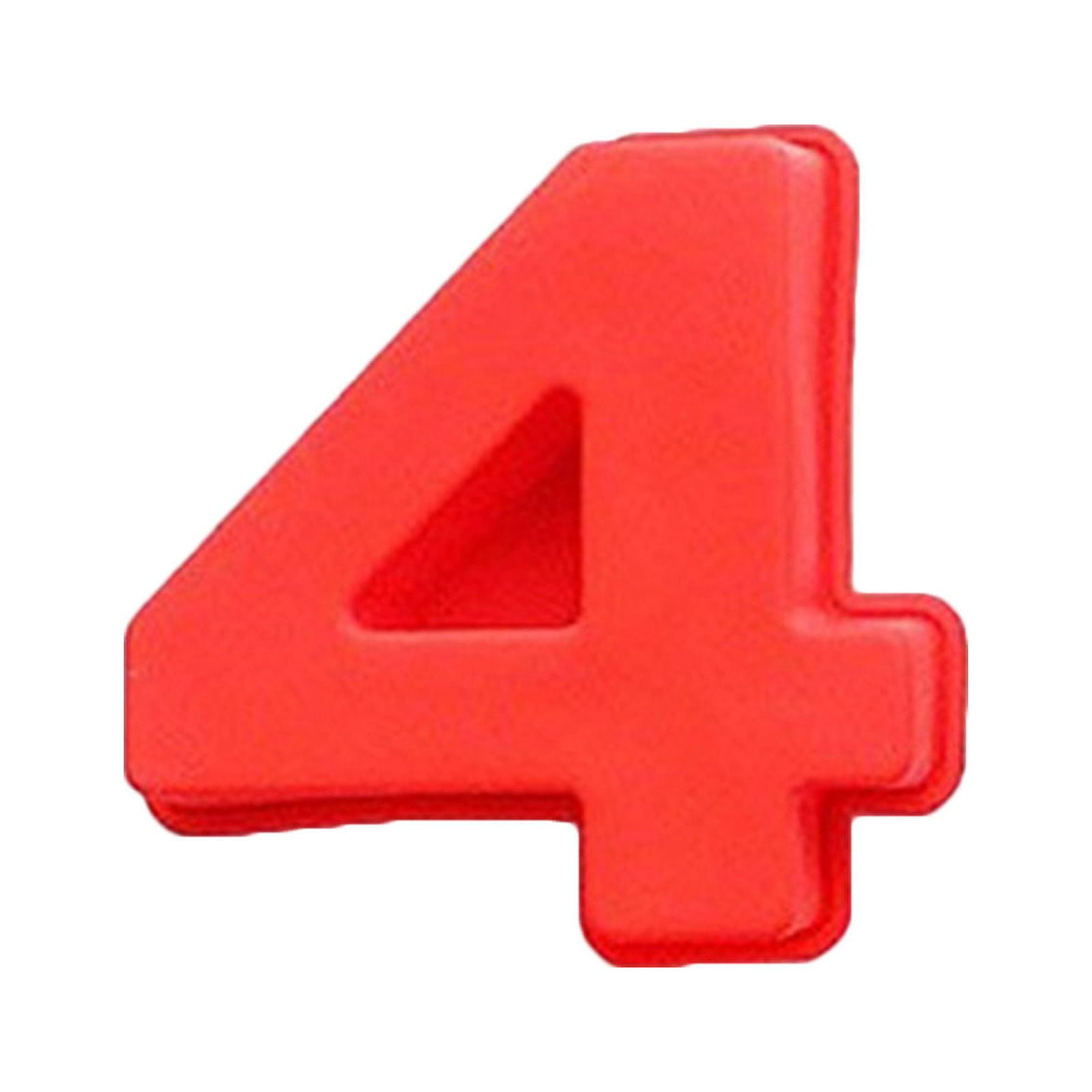 Utoimkio Silicone Numbers Cake Molds,3D Digital Baking Silicone Mould,4 ...