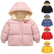 Gyratedream 2-6T Toddler Kids Little Boy Girl Winter Down Coat Fleece Lined Hooded Jacket ...