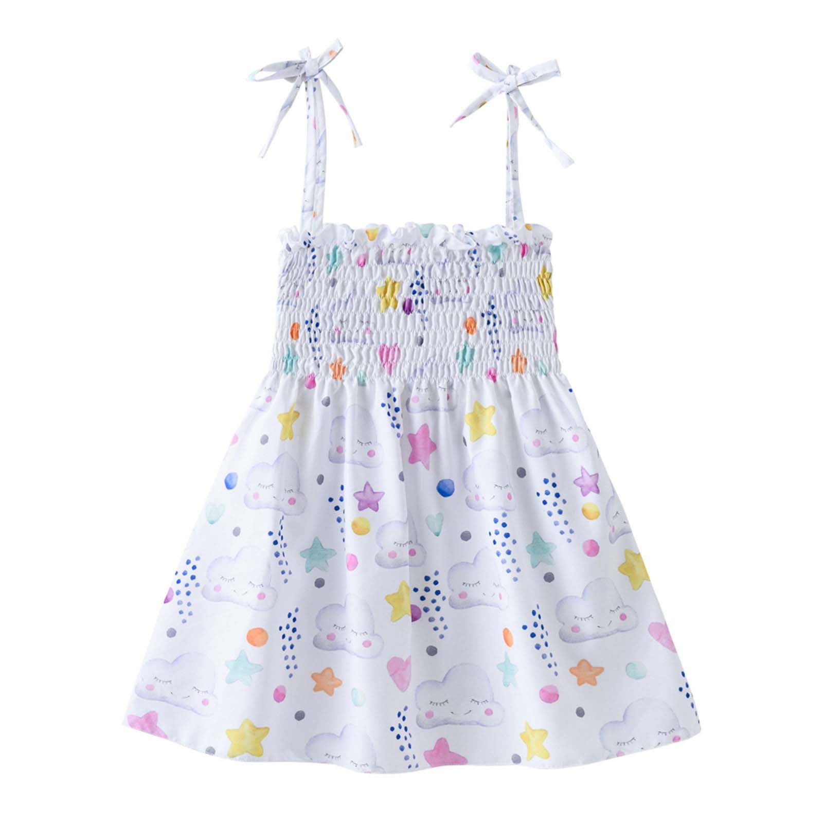 Utoimkio Toddler Kid Baby Girls Summer Dress Clothes Floral Ruffle ...