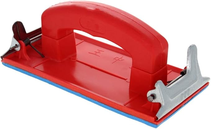 Utoolmart Hand Sander with Handle, Hand Sanding Block Sandpaper Holder ...