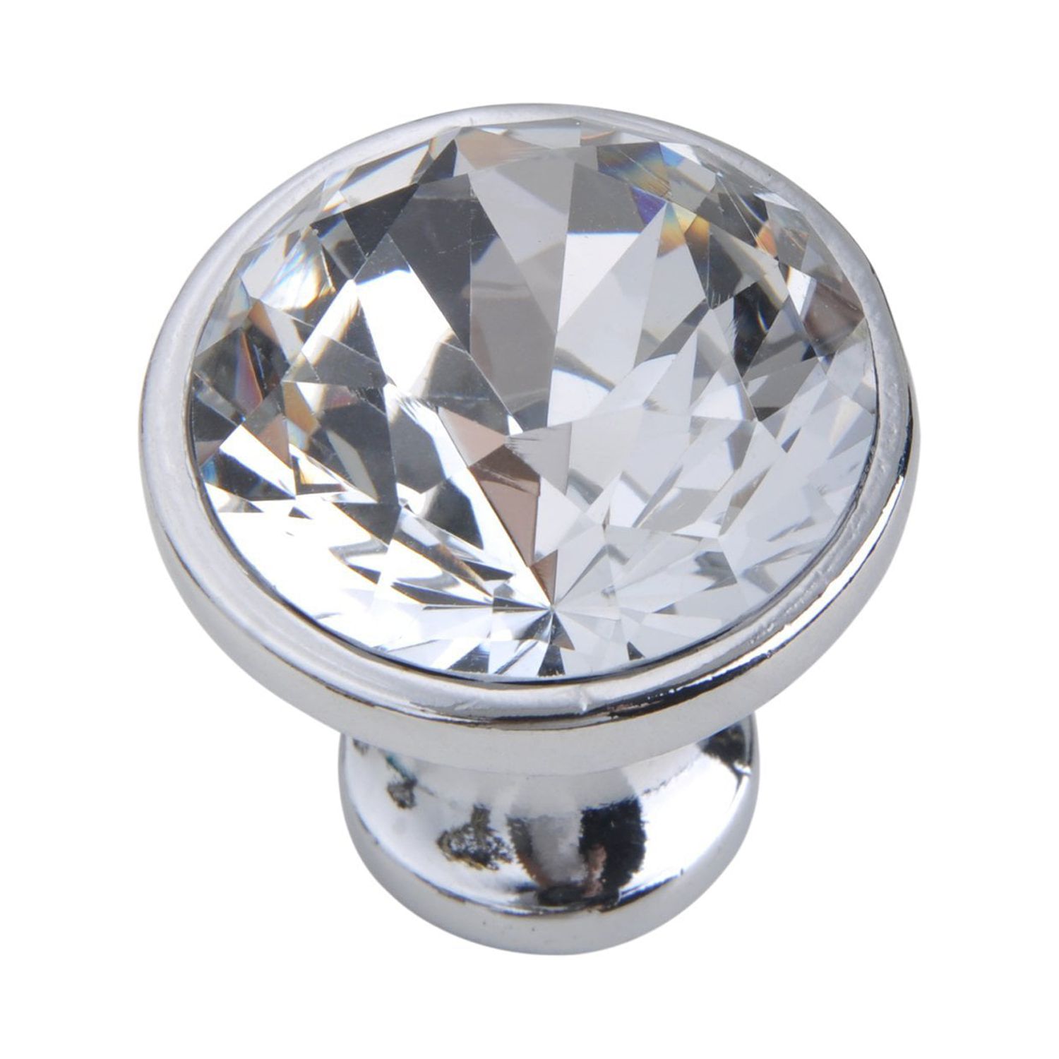 Utopia Alley 25pcs Gleam Crystal Cabinet Ring Pull Knob - Decorative ...
