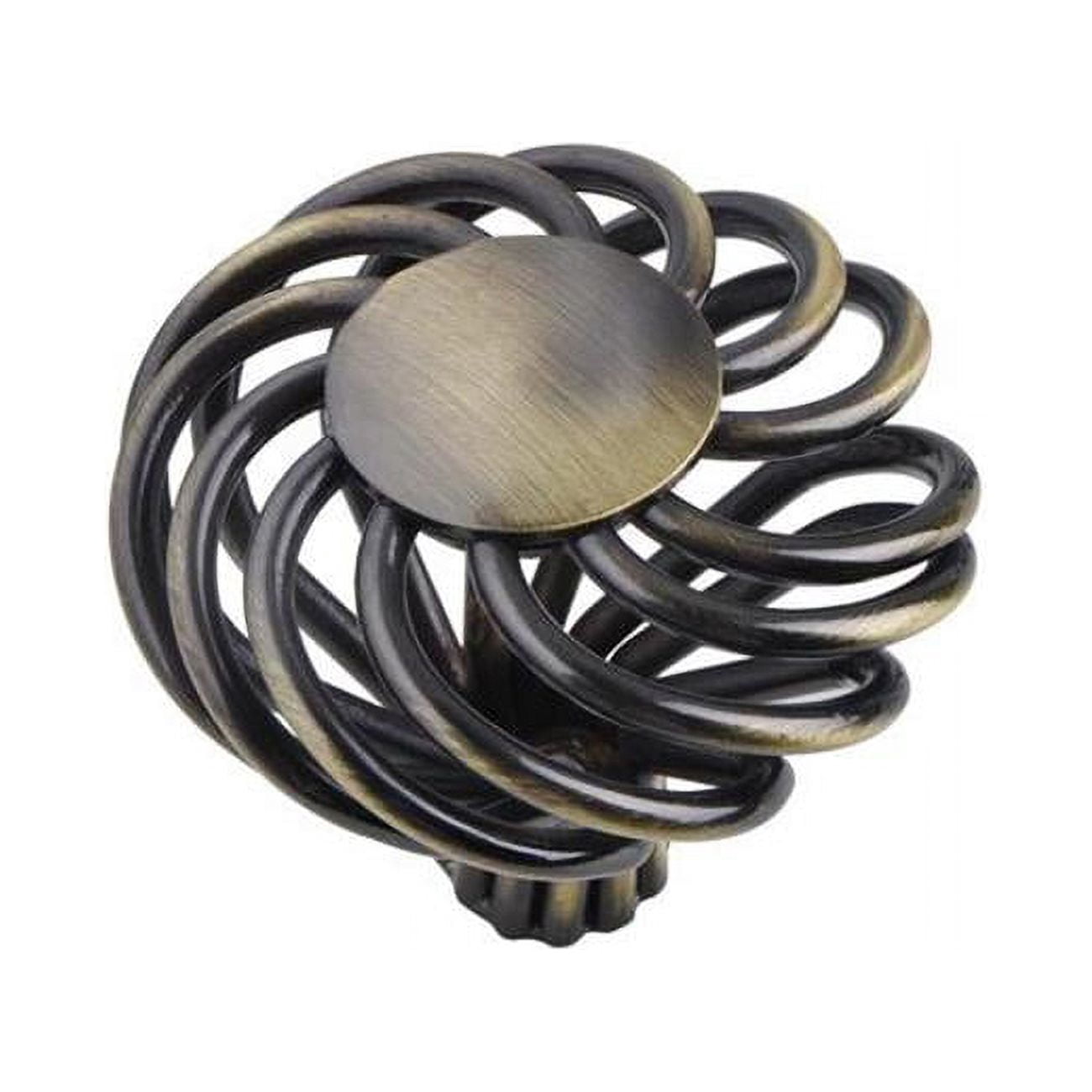 Utopia Alley Aire Round Swirl Cabinet Ring Pull Knob - Decorative ...