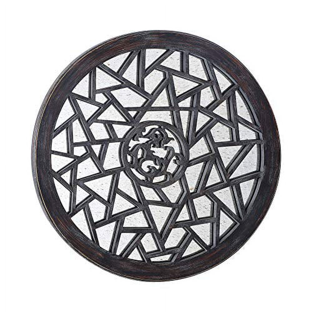 Utopia Alley Round Mirror- Modern Living Room - Wall Hanging Mirror ...
