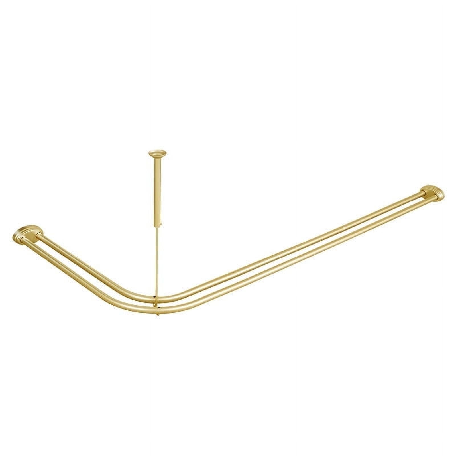 Utopia Alley Rustproof Wall Mounted Aluminum Double L Shaped Shower ...