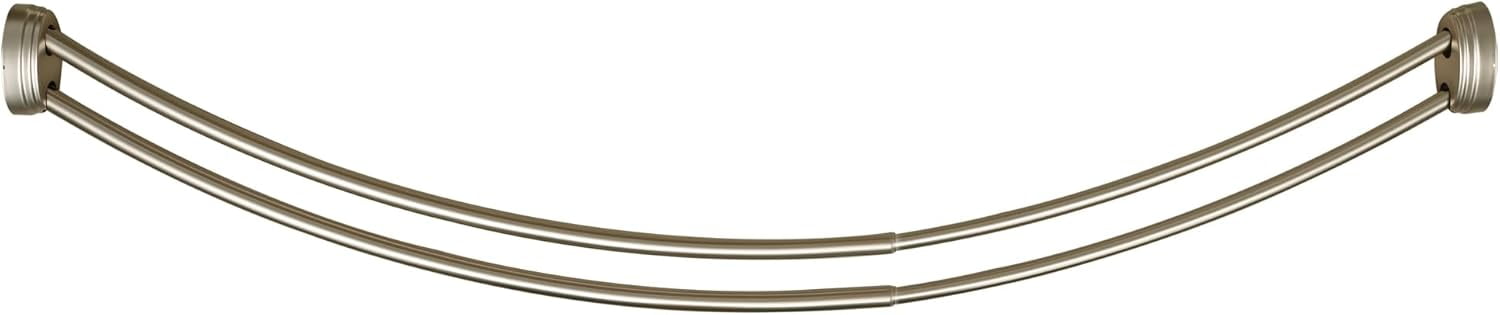 Utopia Alley Rustproof Wall Mounted Aluminum Double Curved Shower ...