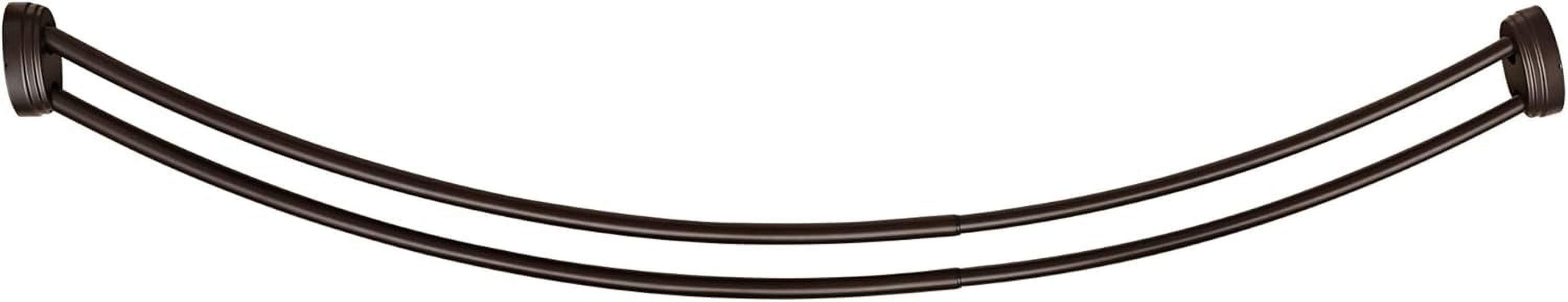 Utopia Alley Rustproof Wall Mounted Aluminum Double Curved Shower ...