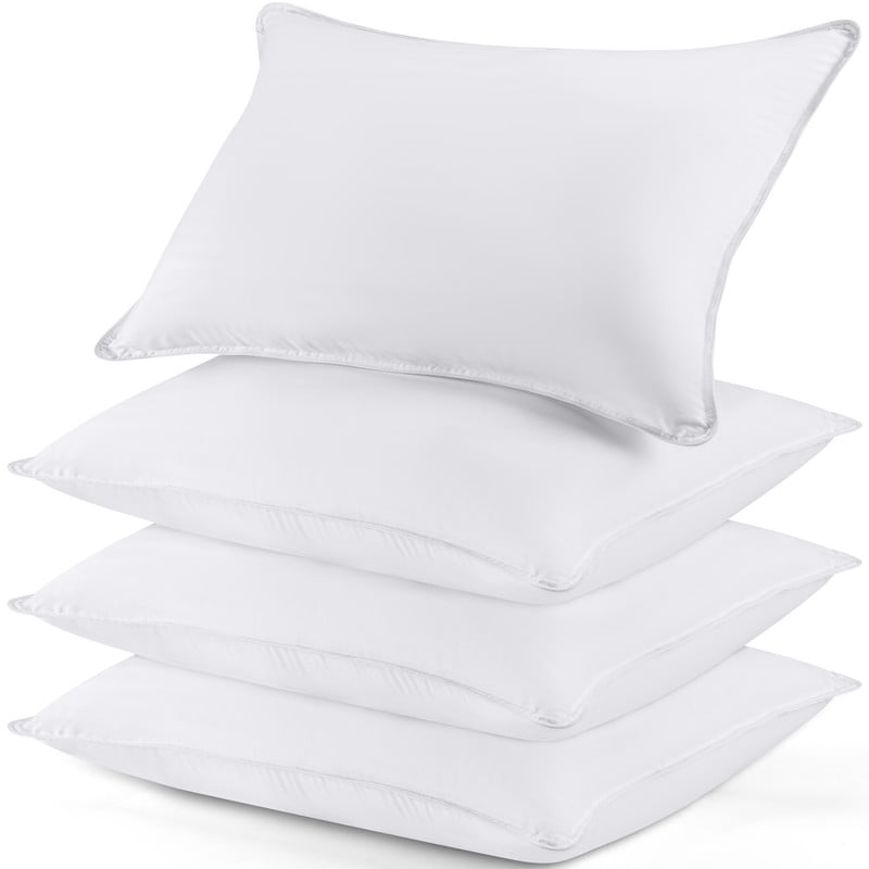 Utopia Bedding Bed Pillows for Sleeping – Standard/Queen, Set of 4 ...