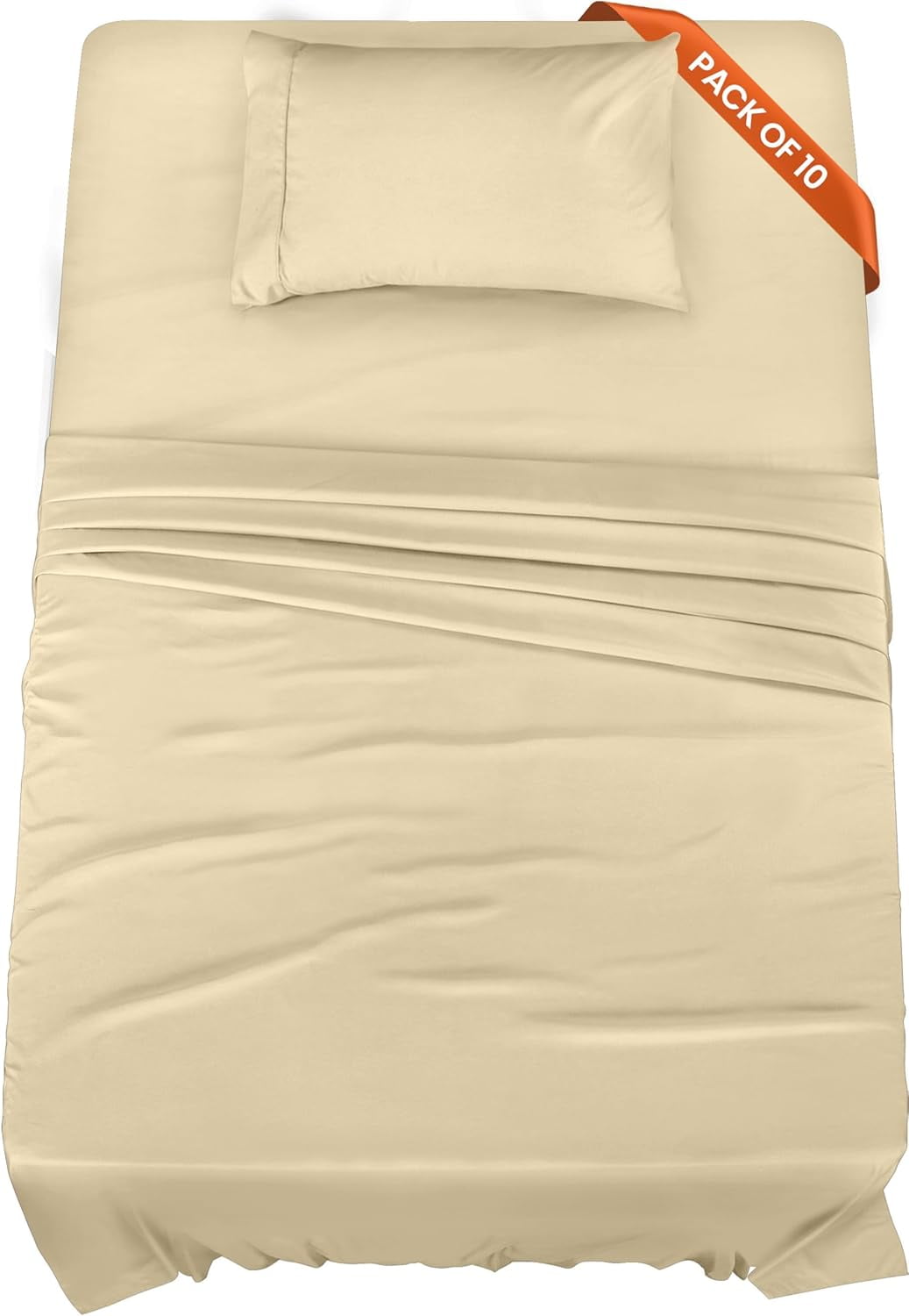 Utopia Bedding Twin Bed Sheets Set - Bulk Pack of 10 Sheet Sets ...