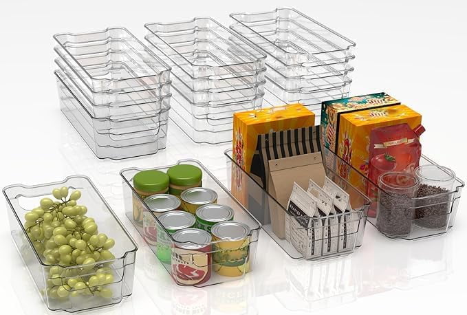 Utopia Home - Fridge Organizer Bins - Refrigerator Organizing Bins ...