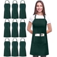 Utopia Kitchen 10 Pack Bib Apron, Unisex Adjustable Aprons with 2 ...