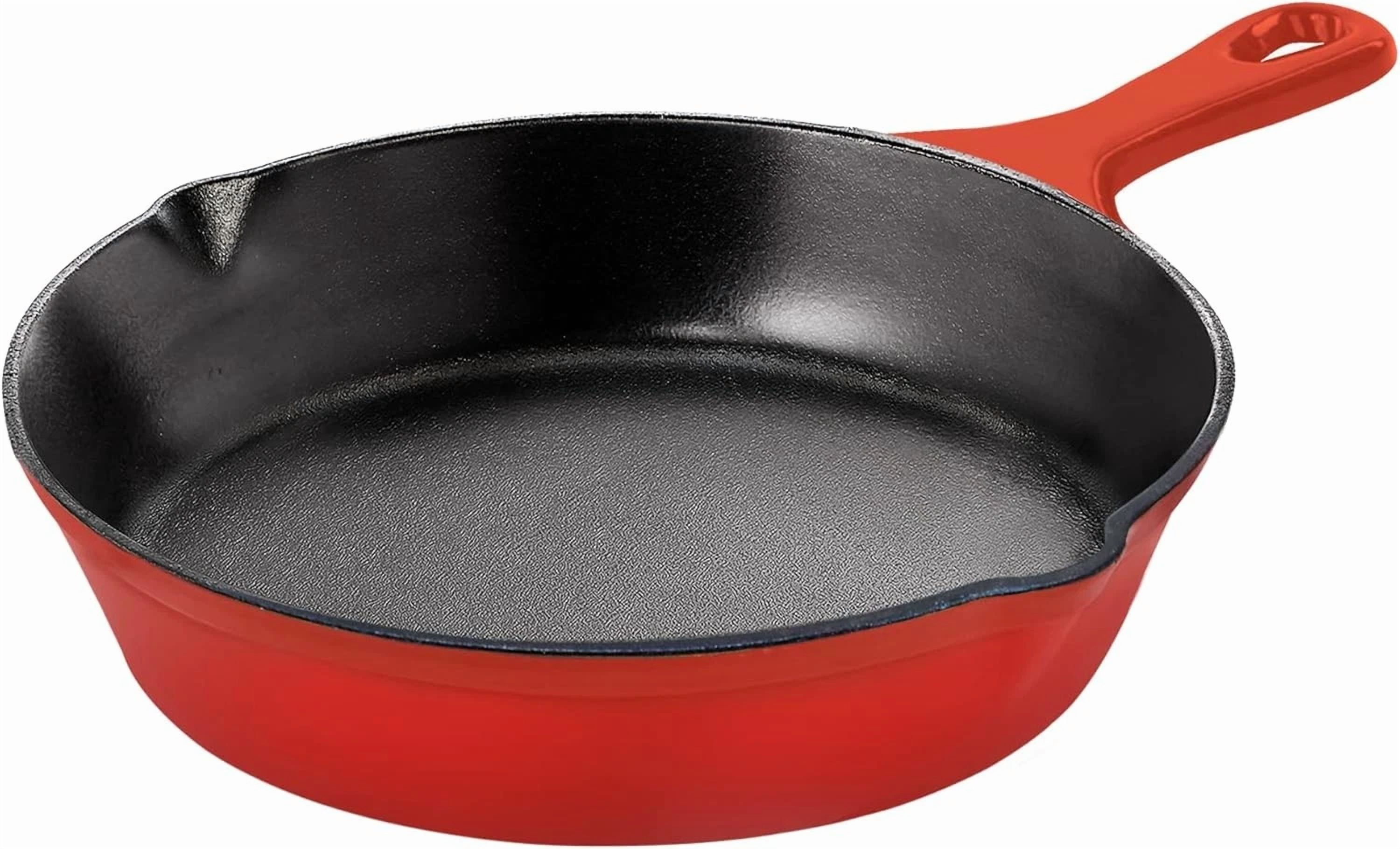 Utopia Kitchen Saute Frying Pan 6.5 Inch, Cast Iron Chefs Pan, Pre ...