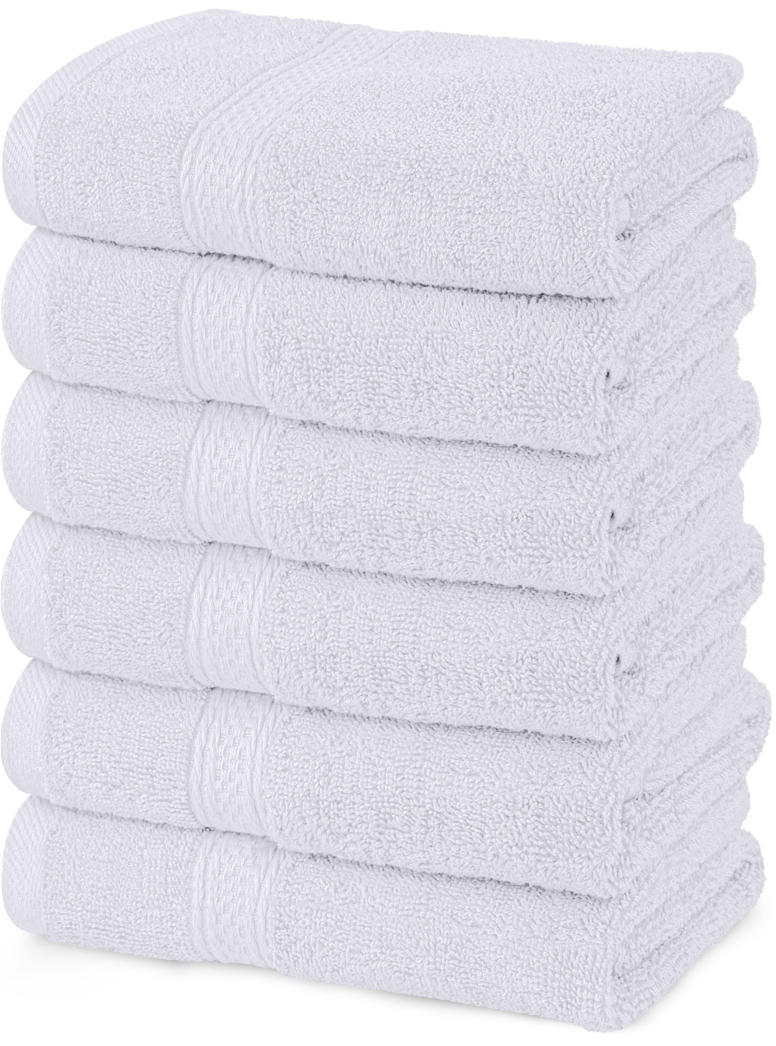 Utopia Towels 6 Pack Hand Towels, 100% Ring Spun Cotton Kitchen Towel ...